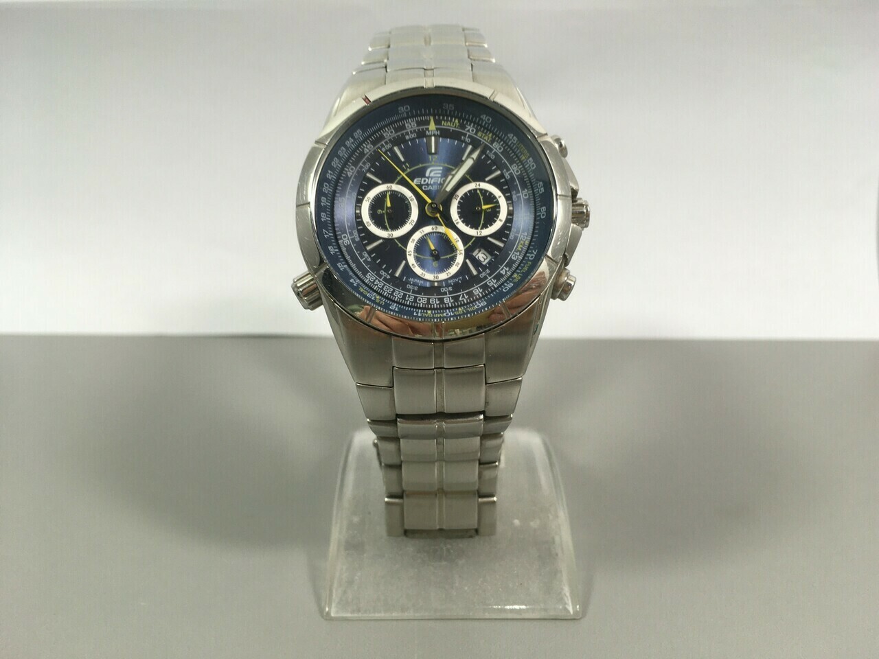 ZEGAREK CASIO EDIFICE EF-518 DATOWNIK 2 CZASY | Męskie | Loombard.pl