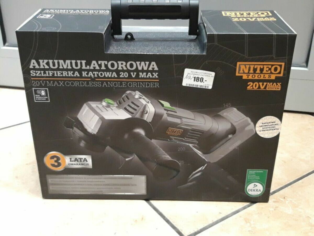 SZLIFIERKA AKUMULATOROWA 20V MAX NITEO TOOLS | Szlifierki mimośrodowe ...