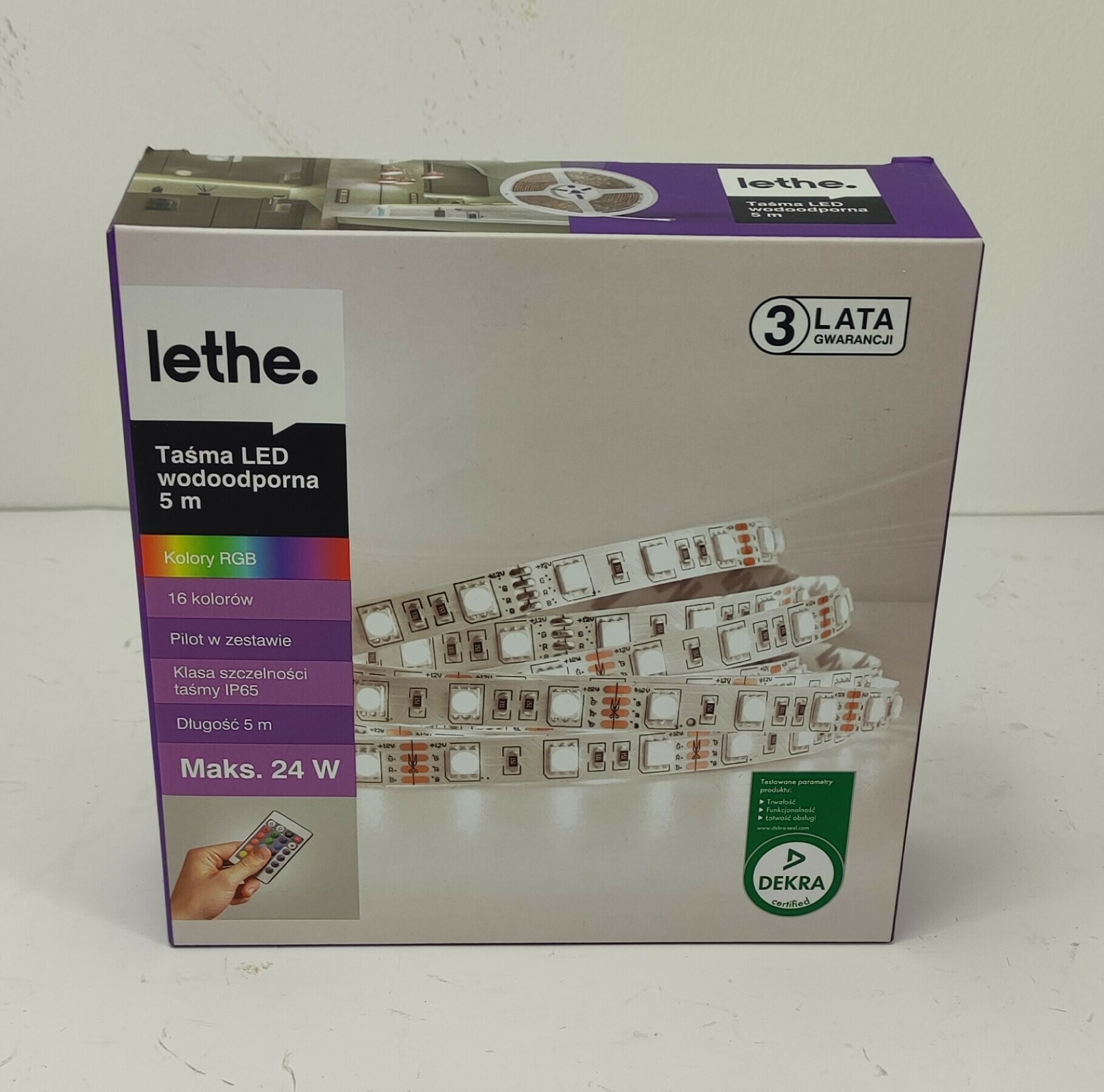 TASMA LED WODOODPORNA LETHE 5M | Oświetlenie meblowe | Loombard.pl