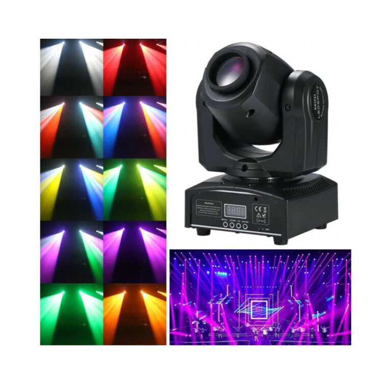 RUCHOMA GŁOWA PARTY SPOT GOBO DMX 8 PROGRAMÓW | Ruchome głowy | Loombard.pl