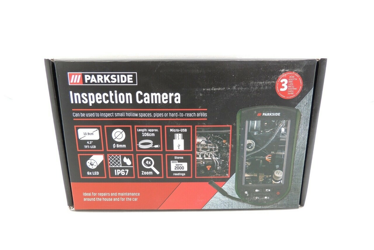 PARKSIDE INSPECTION CAMERA KOMPLET FABRYCZNY | Endoskopy | Loombard.pl