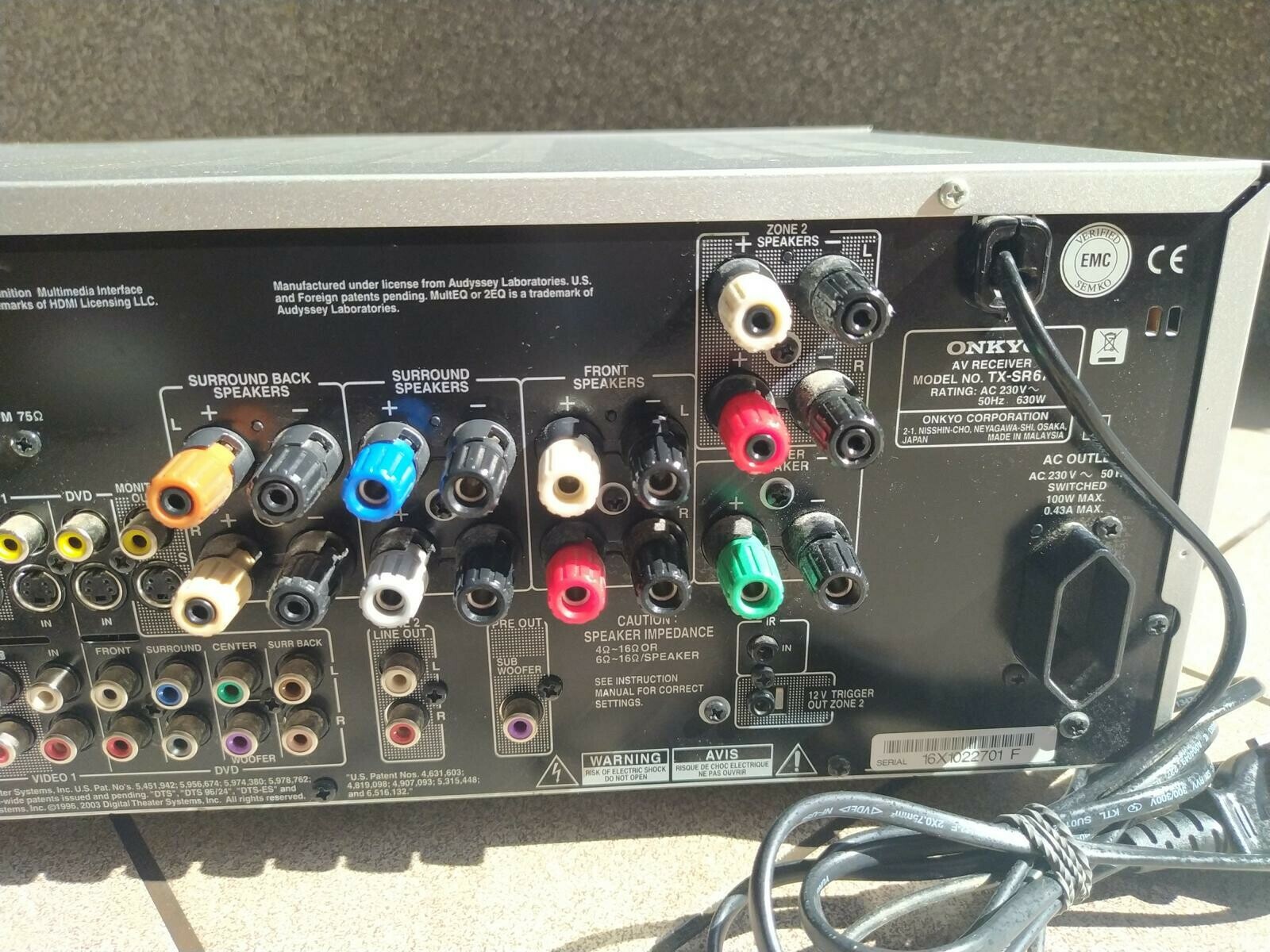 AMPLITUNER 7.1 ONKYO TX-SR674E HDMI PILOT | Loombard.pl