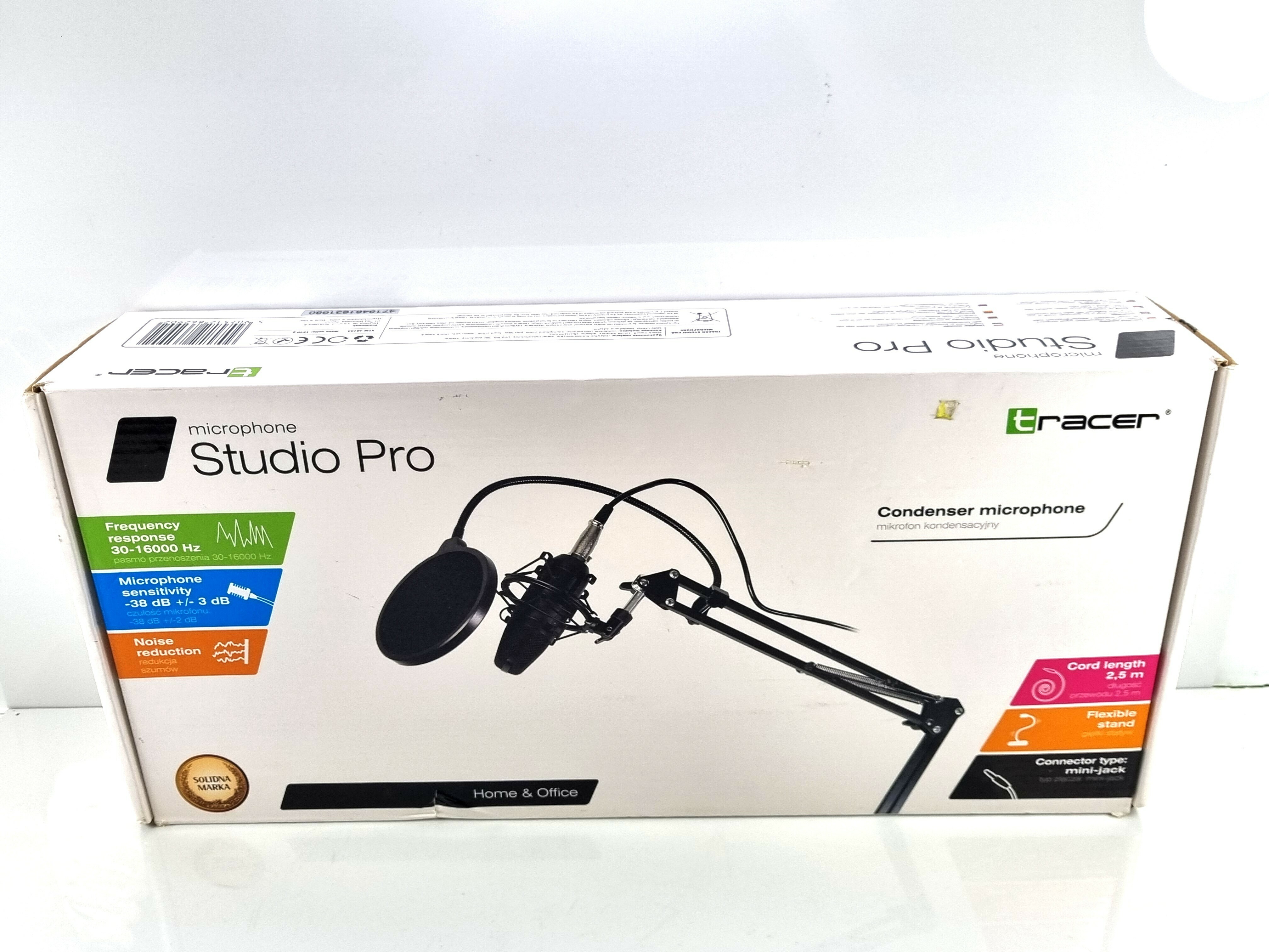 MIKROFON TRACER STUDIO PRO KTM 46163 | Mikrofony | Loombard.pl