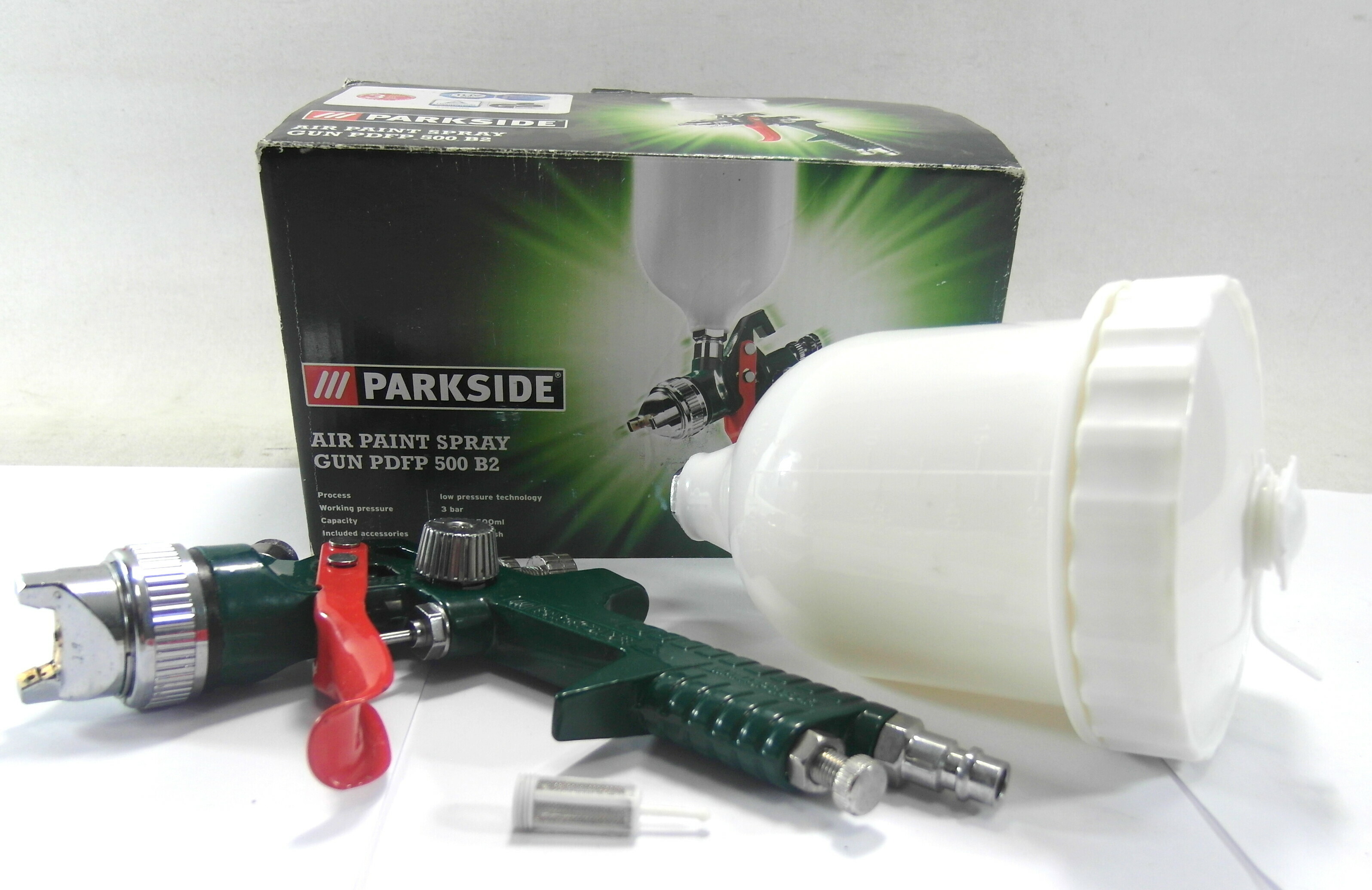 PARKSIDE PISTOLET NATRYSKOWY LAKIERNICZY PDFP 500 | Pistolety malarskie ...