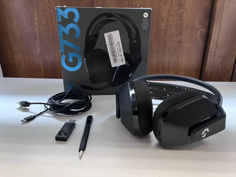 SŁUCHAWKI LOGITECH G733 LIGHTSPEED CZARNY KPL | Bezprzewodowe | Loombard.pl