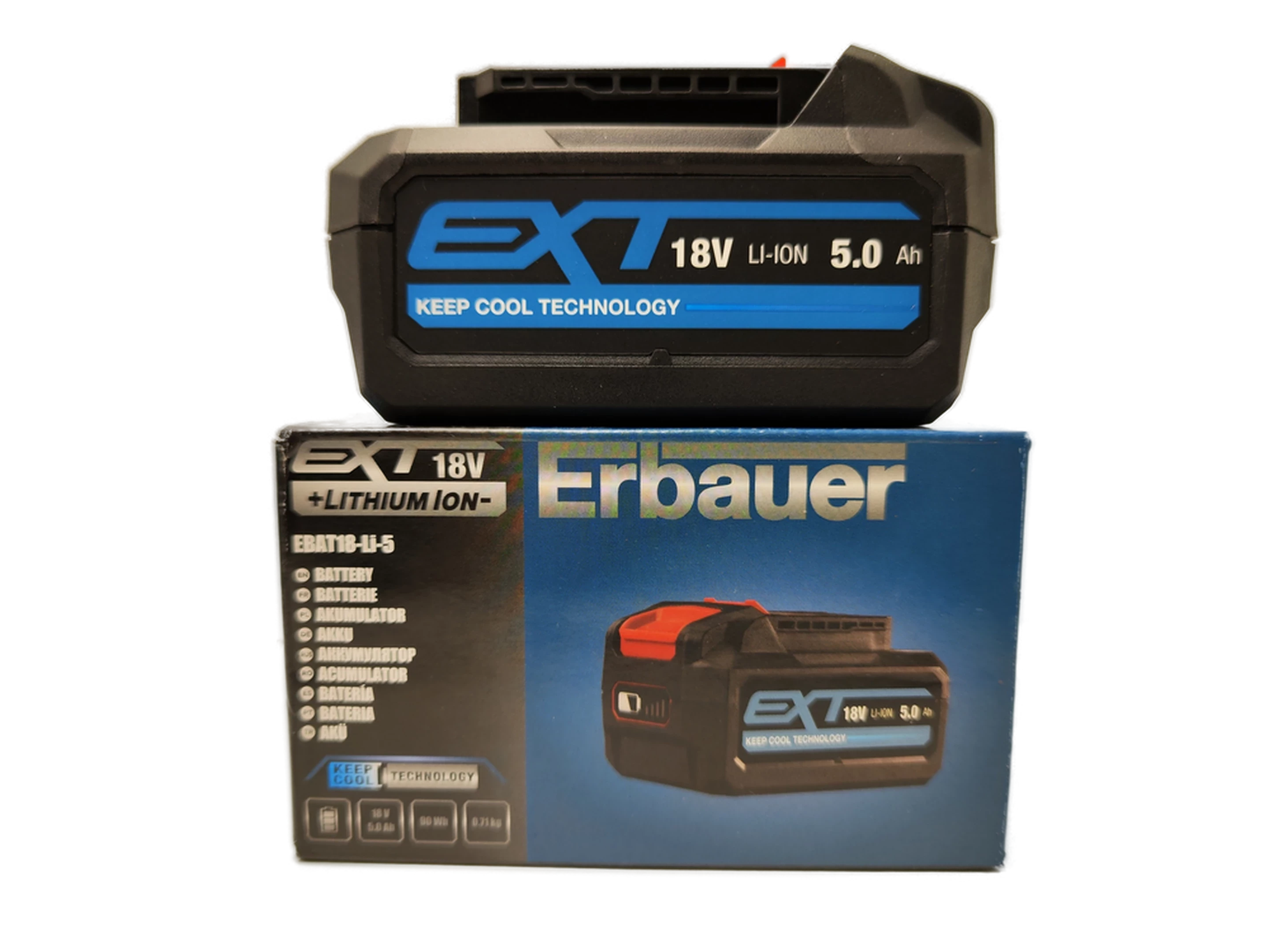 AKUMULATOR ERBAUER 18V 5AH EBAT18-LI-5 | Akumulatory do elektronarzędzi ...