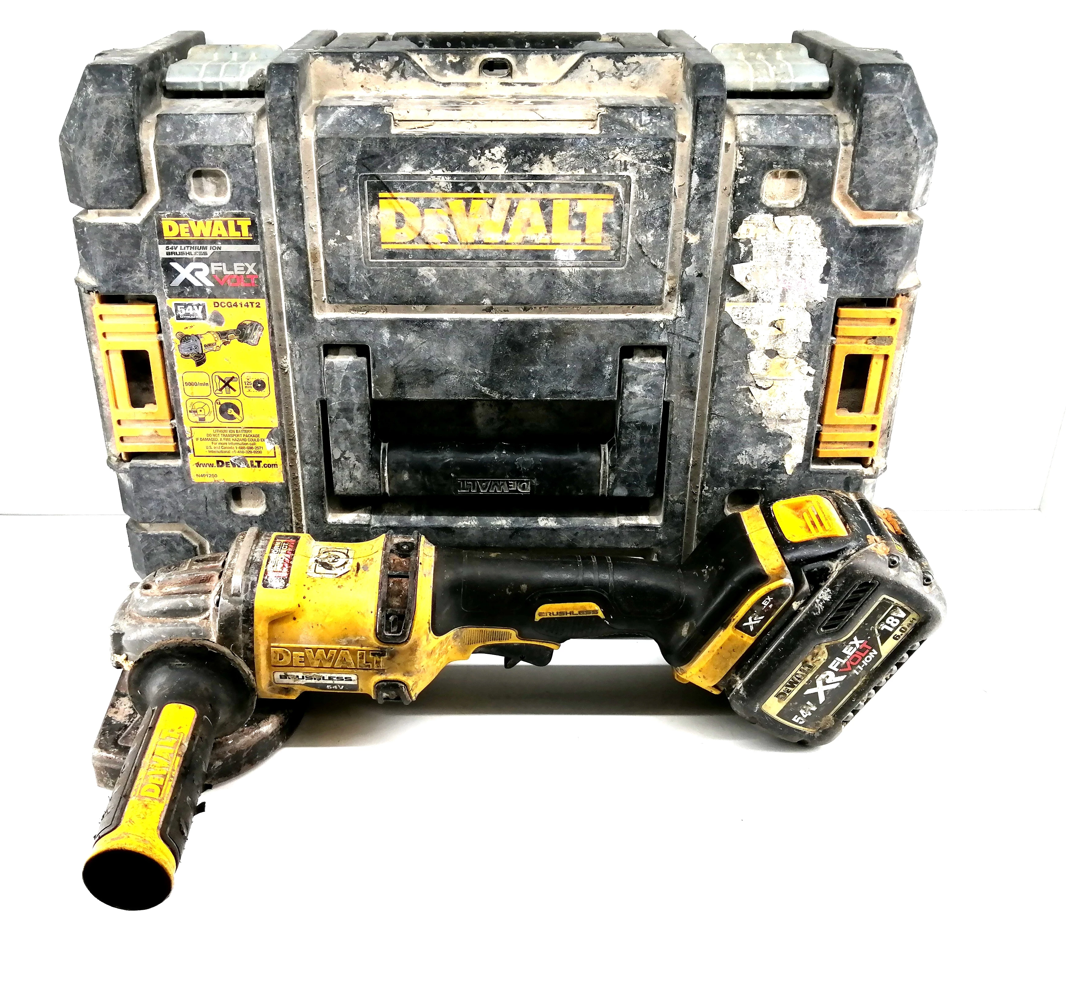 SZLIFIERKA KĄTOWA DEWALT DCG414 BAT. 6.0AH | Szlifierki | Loombard.pl