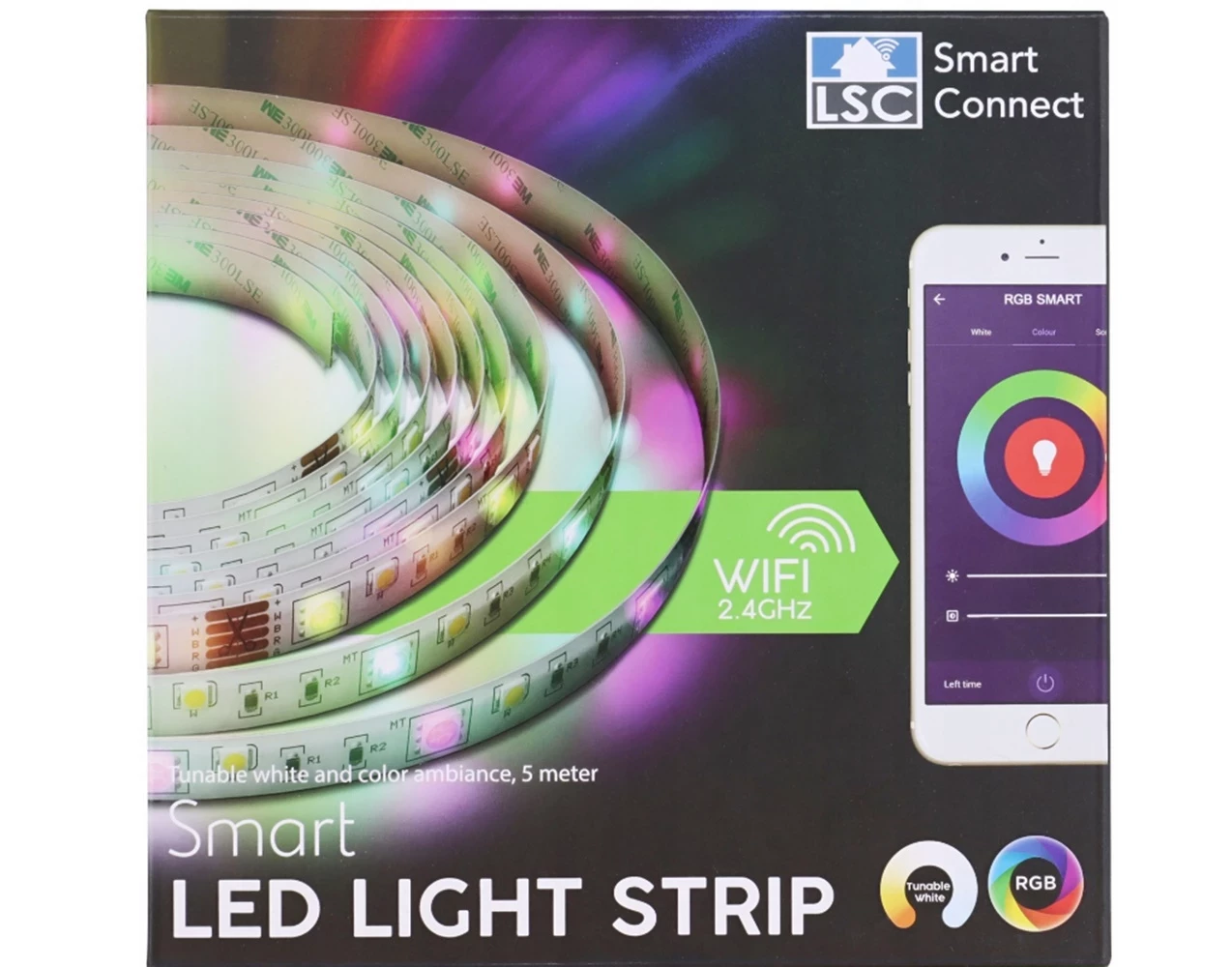 TAŚMA LED RGB LSC SMART CONNECT 5 M 20 W WIFI 2.4 | Taśmy LED | Loombard.pl TAŚMA LED RGB LSC SMART CONNECT 5 M 20 W WIFI 2.4 | Taśmy LED | Loombard.pl