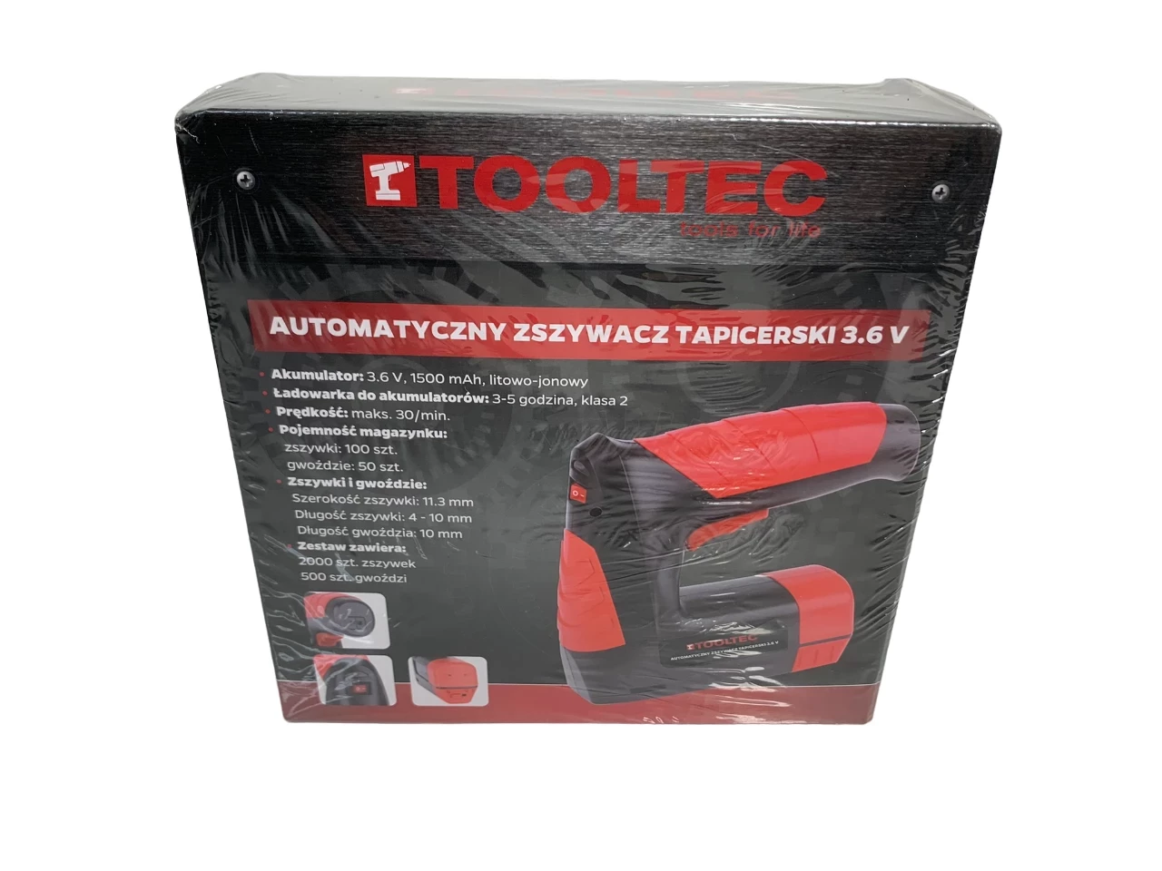 TOOLTEC AUTOMATYCZNY ZSZYWACZ TAPICERSKI 3.6V | Zszywacze | Loombard.pl