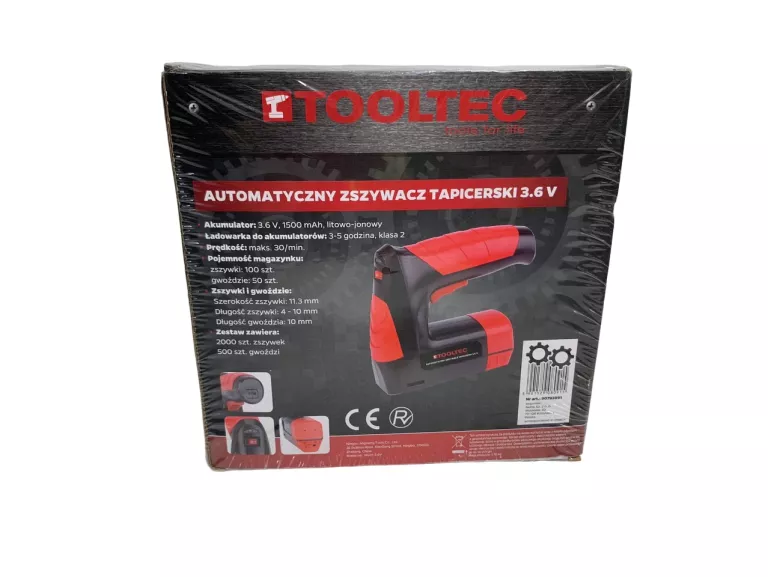 TOOLTEC AUTOMATYCZNY ZSZYWACZ TAPICERSKI 3.6V | Zszywacze | Loombard.pl