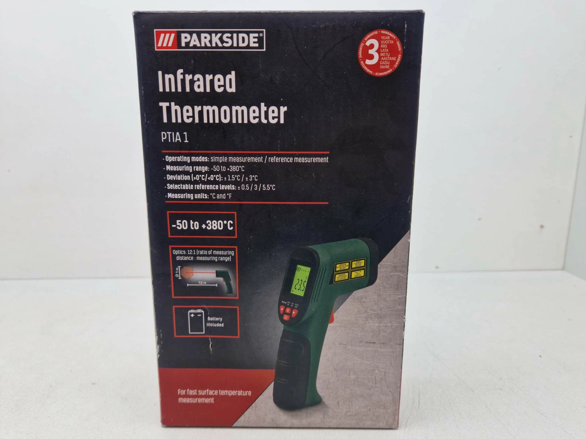 URZĄDZENIE DO POMIARU TEMPERATURY PARKSIDE | Pozostałe | Loombard.pl