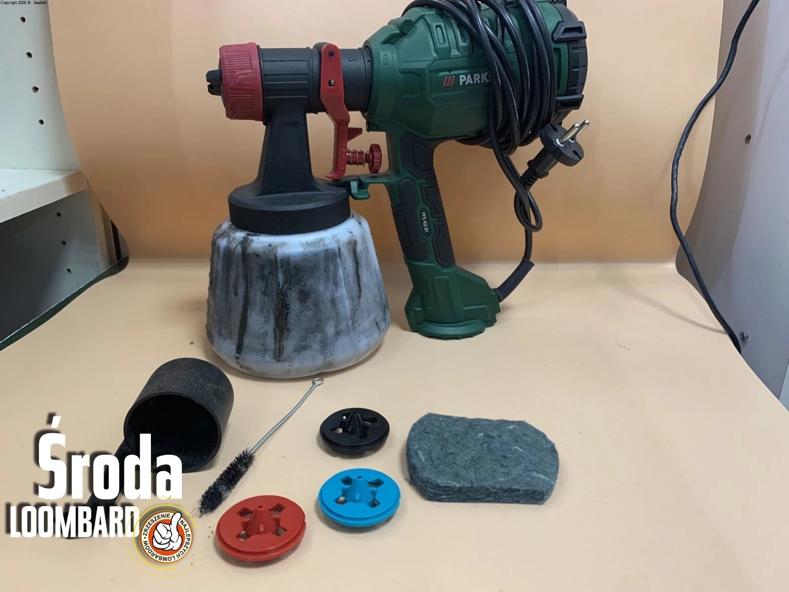 PISTOLET DO MALOWANIA PARKSIDE PFS 400 B1 KARTON | Pistolety malarskie ...