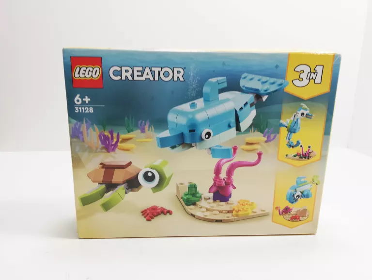 KLOCKI LEGO CREATOR 31128 DELFIN I ŻÓŁW 3 W 1 | Creator 3 w 1 | Loombard.pl