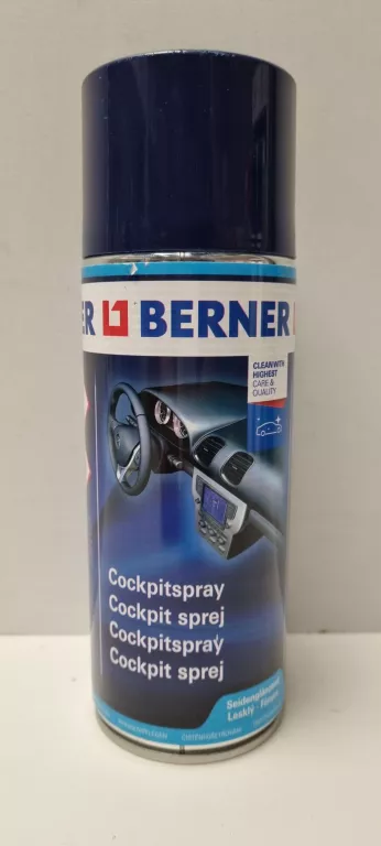 SPRAY DO DESKI ROZDZIELCZEJ BERNER 400 ML | Czyszczenie plastików ...