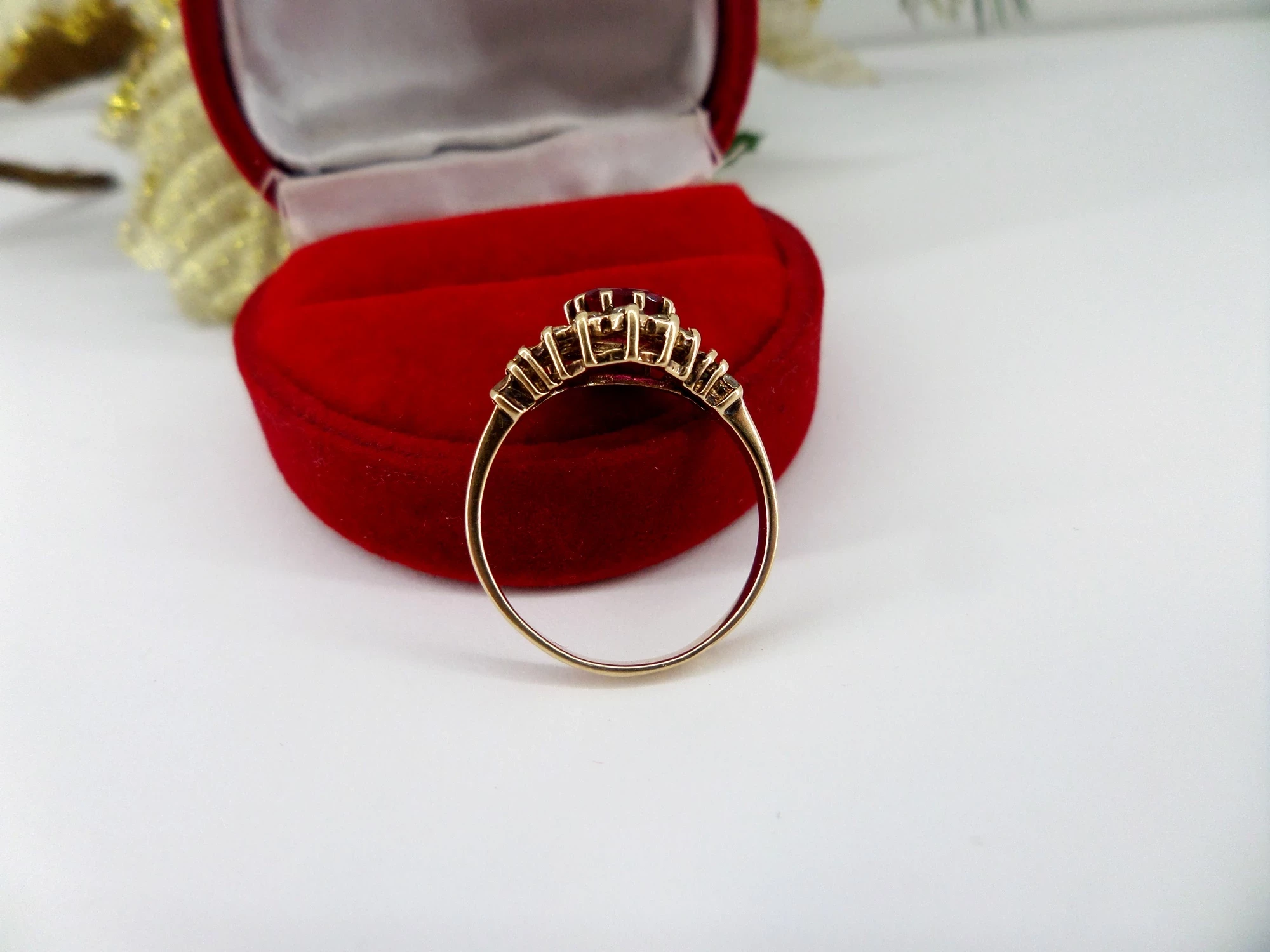 ZŁOTY PIERŚCIONEK Z CYRKONIAMI P585 2,42 G | Pierścionki, obrączki | Loombard.pl