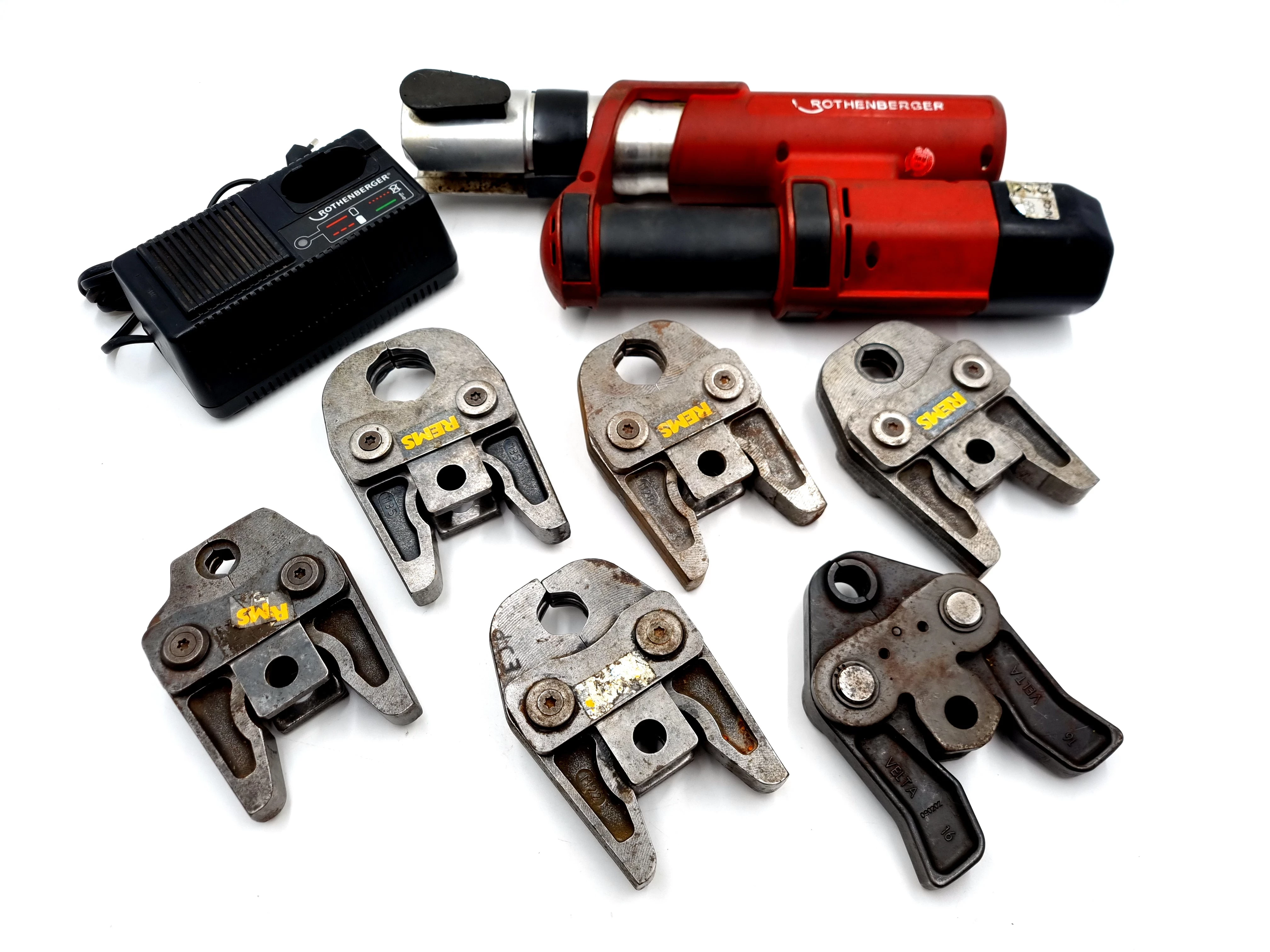 ZACISKARKA DO RUR ROTHENBERGER 12V 2.0AH SZCZĘKI | Zaciskarki do rur ...