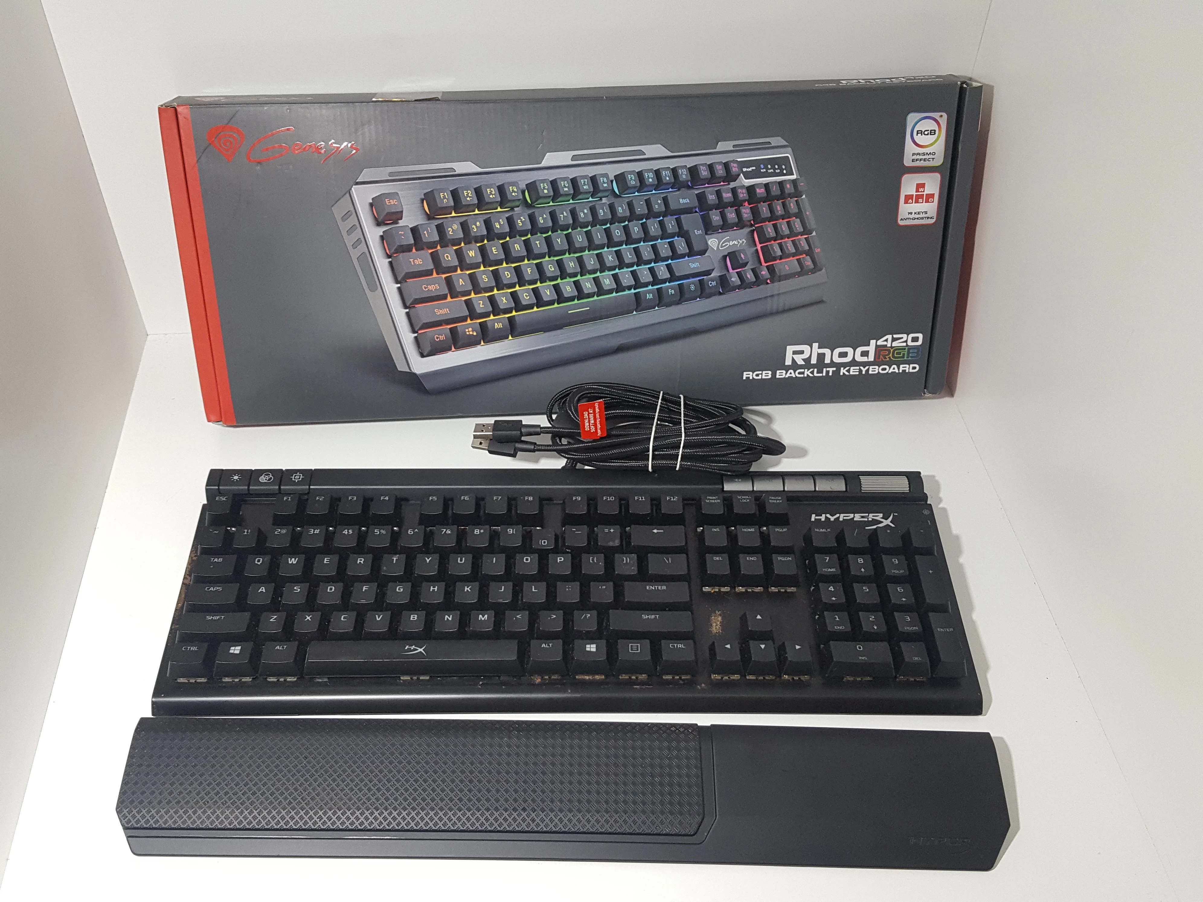 KLAWIATURA PRZEWODOWA RHOD 420 RGB GENESIS PUDEŁKO | Przewodowe ...
