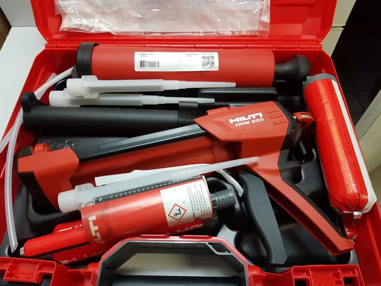 RĘCZNY DOZOWNIK KLEJU HILTI HDM 500 MEGA ZESTAW | Pistolety do silikonu ...