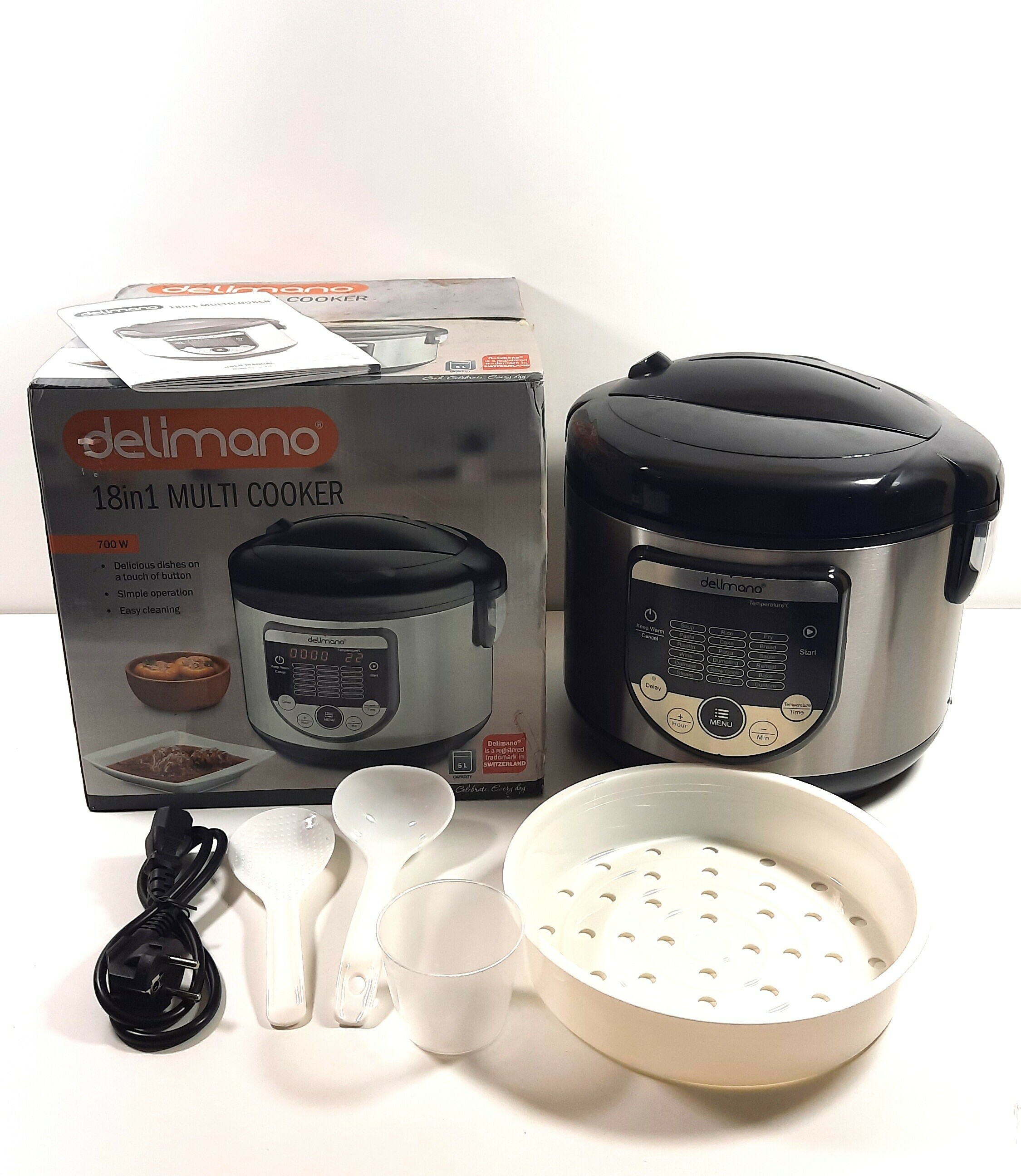 MULTICOOKER DELIMANO 18 W 1 (MODEL: KF-R50) | Multicookery i garnki ...