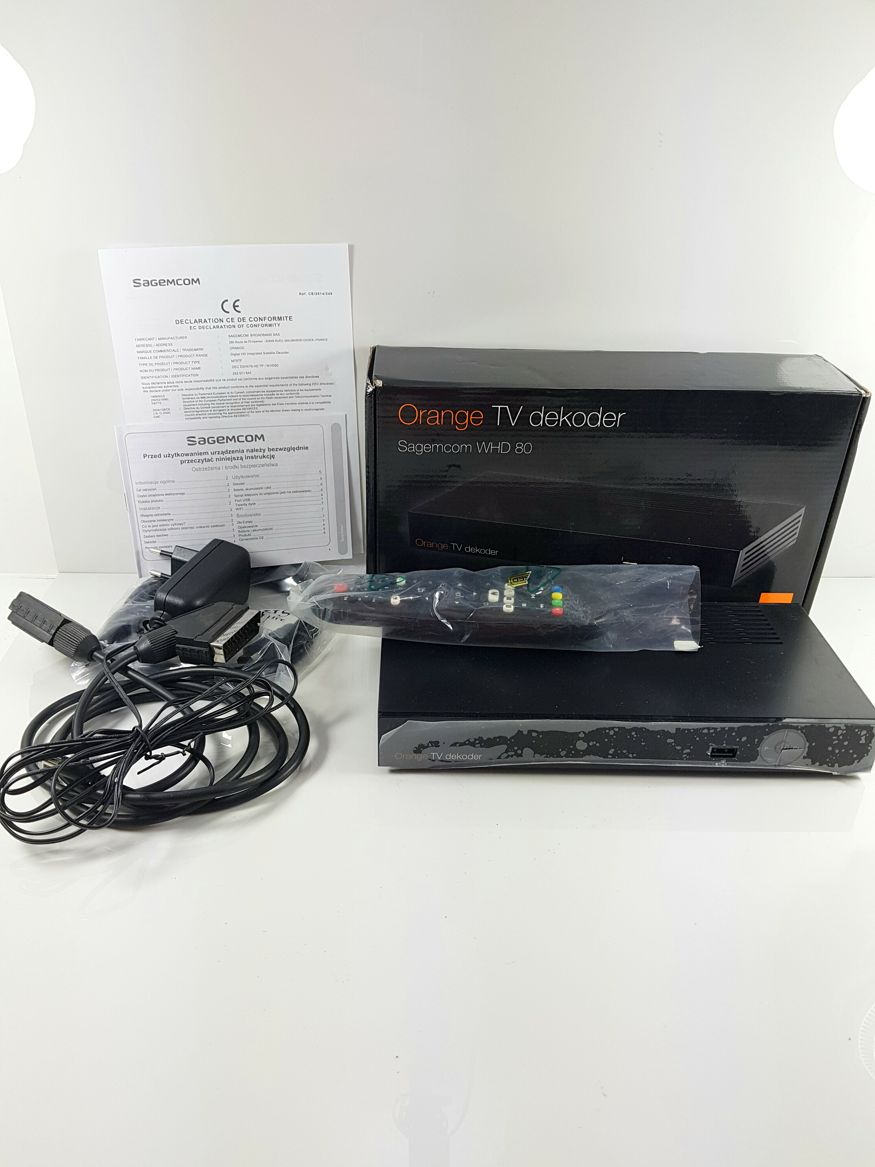 DEKODER TV ORANGE SAGEMCOM WHD 80 | Tunery | Loombard.pl