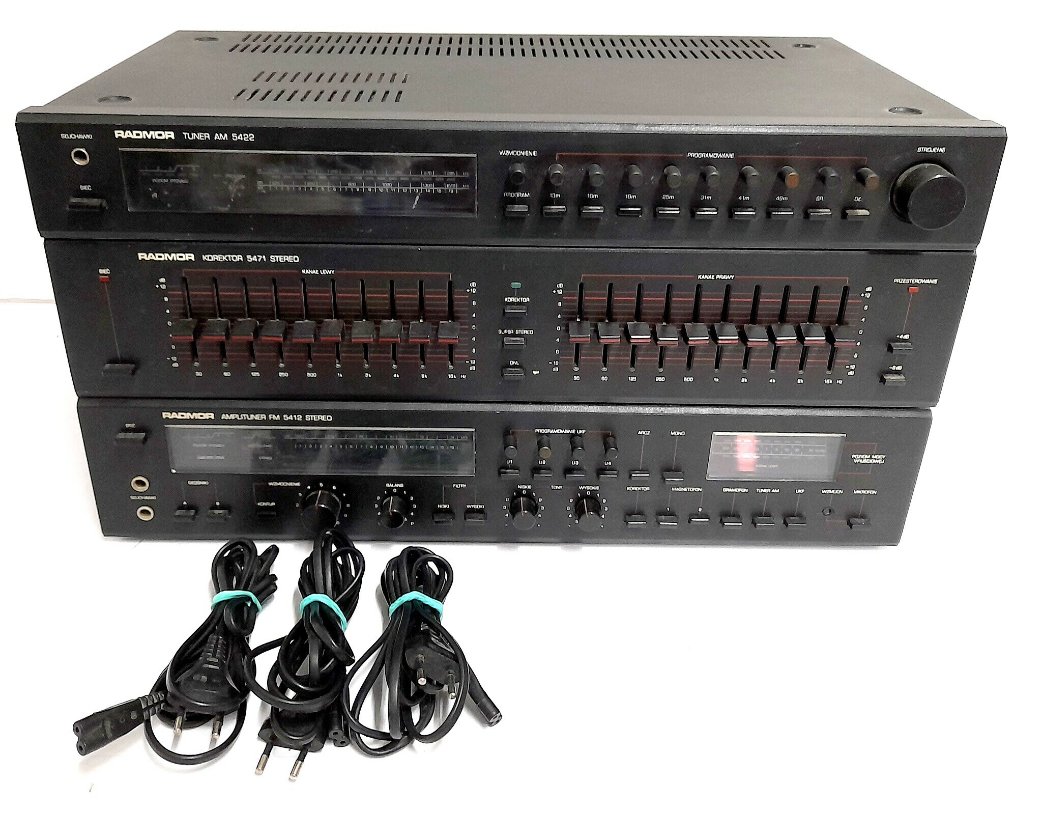 WIEŻA RADMOR 5412 3 SEGMENTY CZARNA RARYTAS | Wieże stereo | Loombard.pl