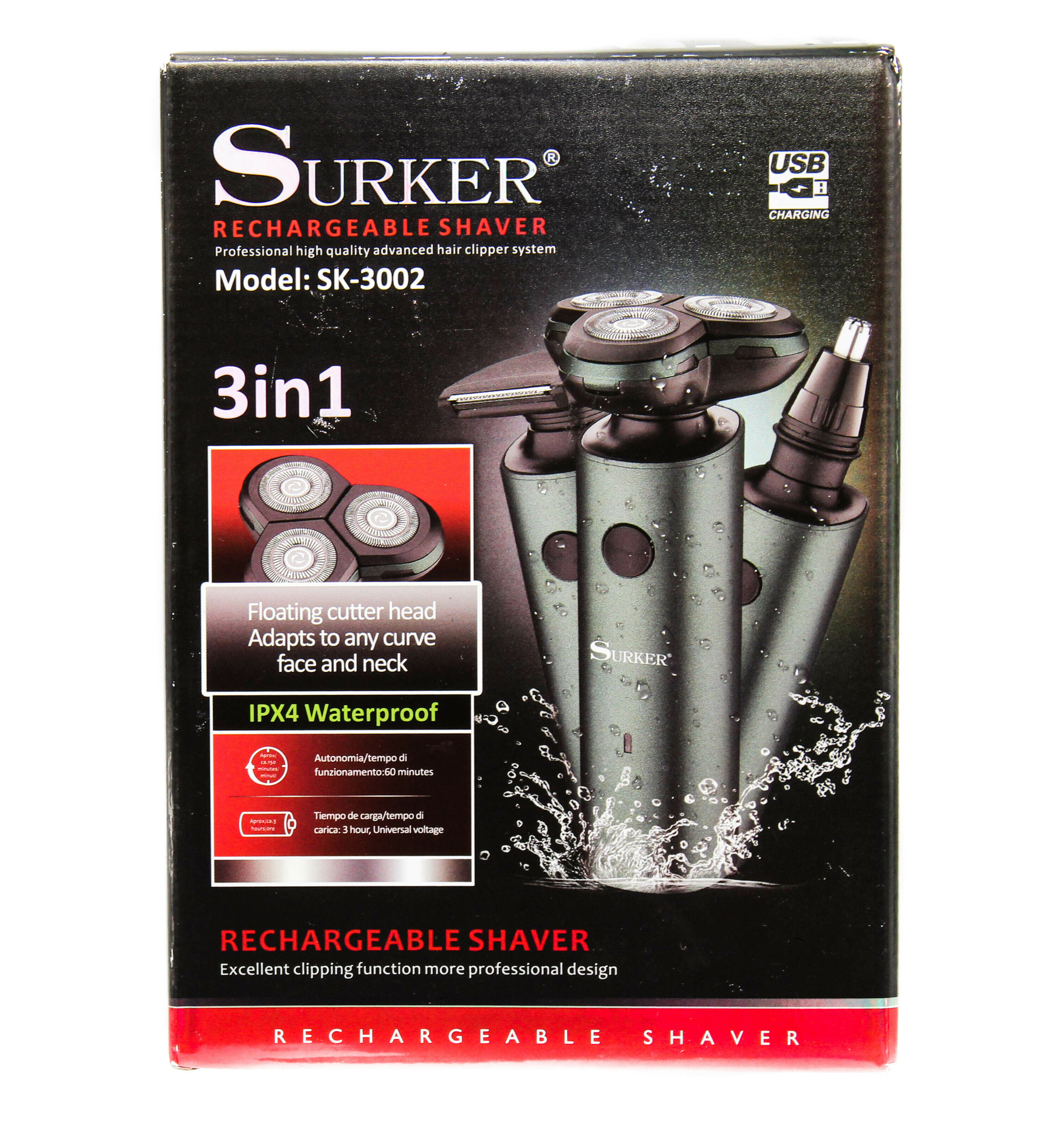 3W1 SURKER SK-3002 AKUMULATOROWA GOLARKA | Golarki | Loombard.pl