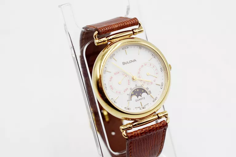 ZEGAREK BULOVA MOON PHASE 35MM KWARC | Męskie | Loombard.pl