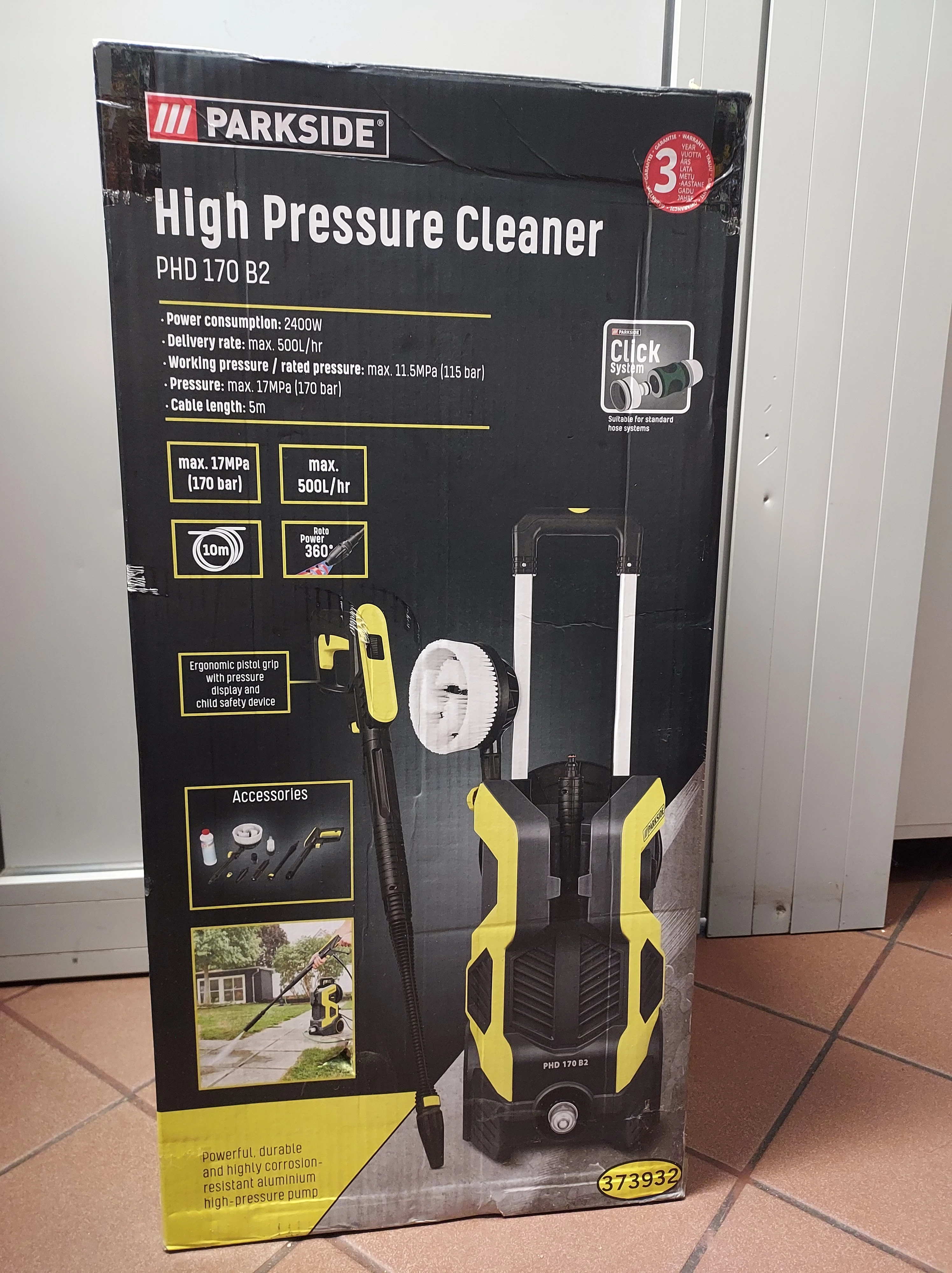 PARKSIDE MYJKA CIŚNIENIOWA PHD 170 B2 | Myjki ciśnieniowe | Loombard.pl