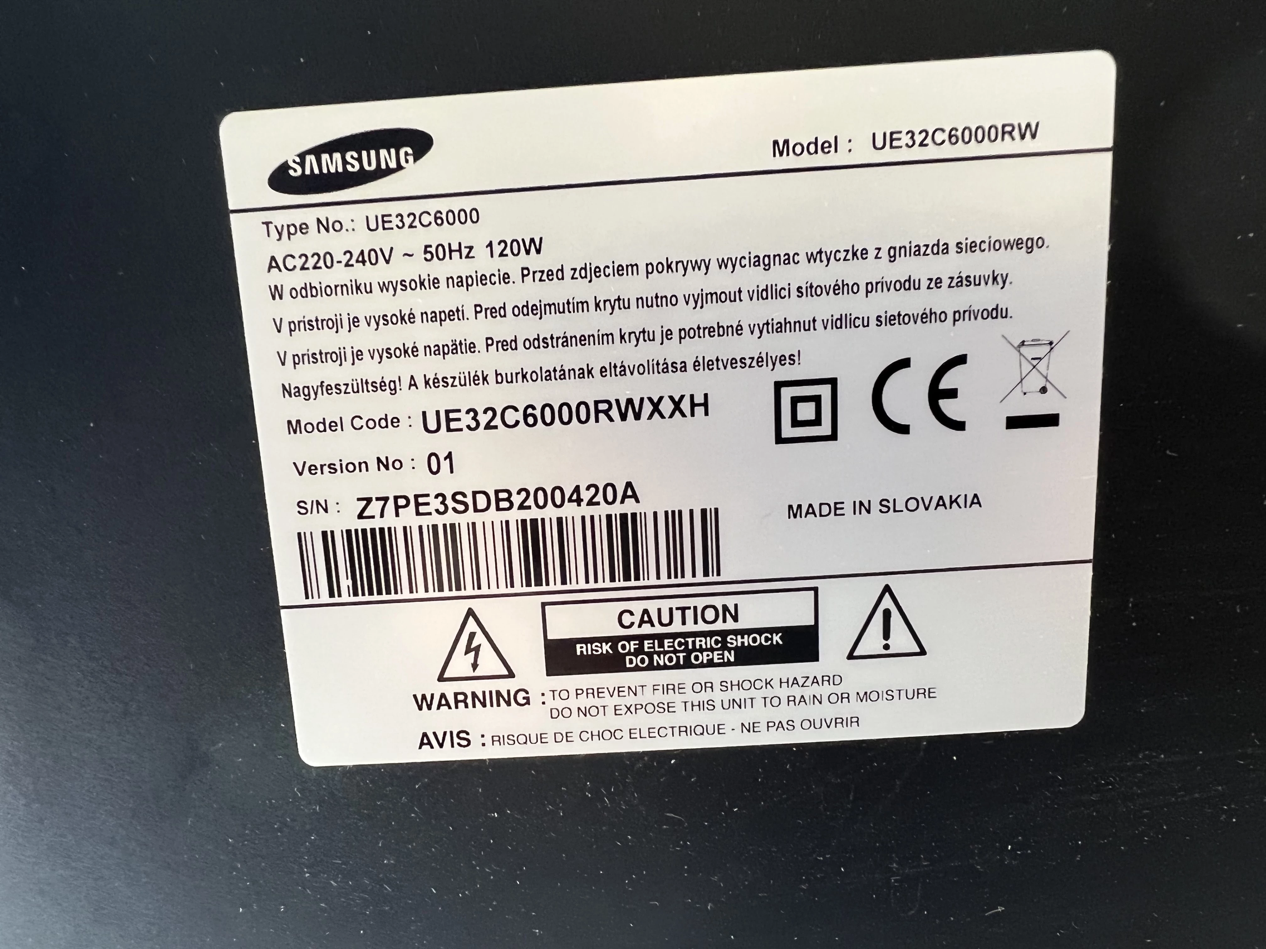 TELEWIZOR LED SAMSUNG UE32C6000 FULL HD 32 CALE | Telewizory | Loombard.pl