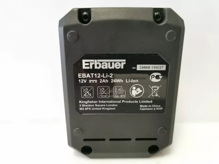 AKUMULATOR ERBAUER 12V 2AH EBAT 12-LI-2 | Akumulatory do ...