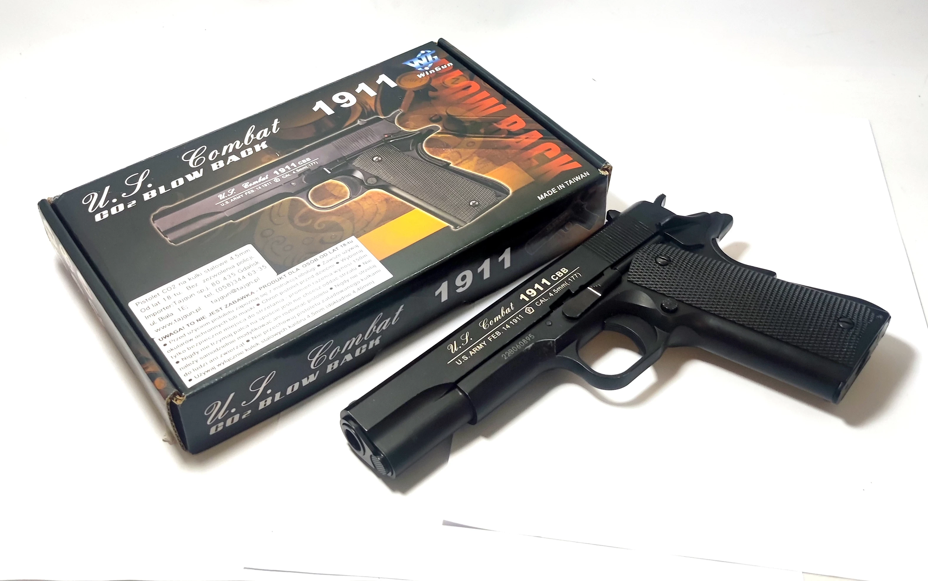 WIATRÓWKA 1911 WINGUN CO2 PUD | Pistolety | Loombard.pl
