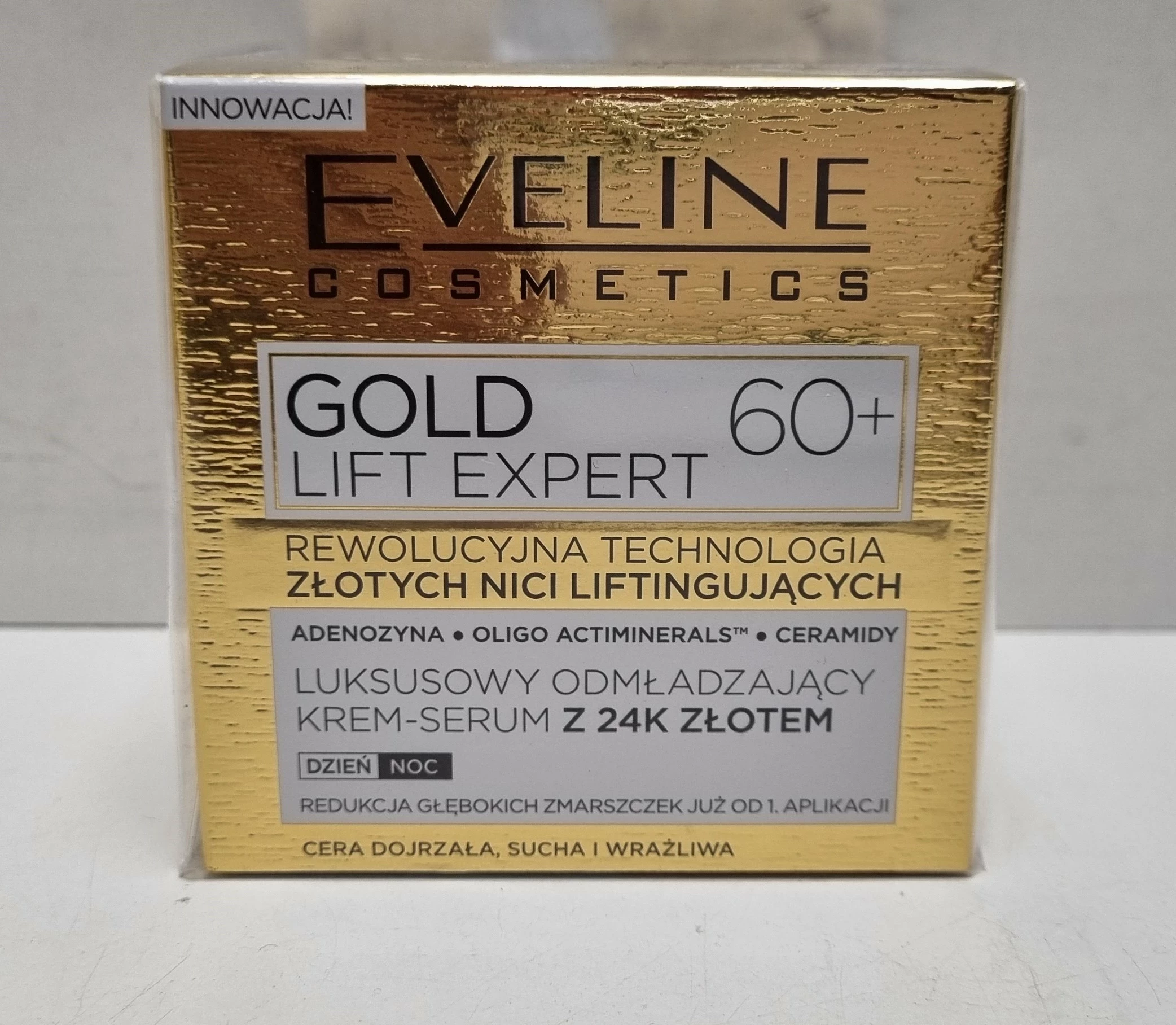 EVELINE GOLD LIFT EXPERT KREM 60+ DZIEŃ I NOC 50M | Kremy do twarzy ...