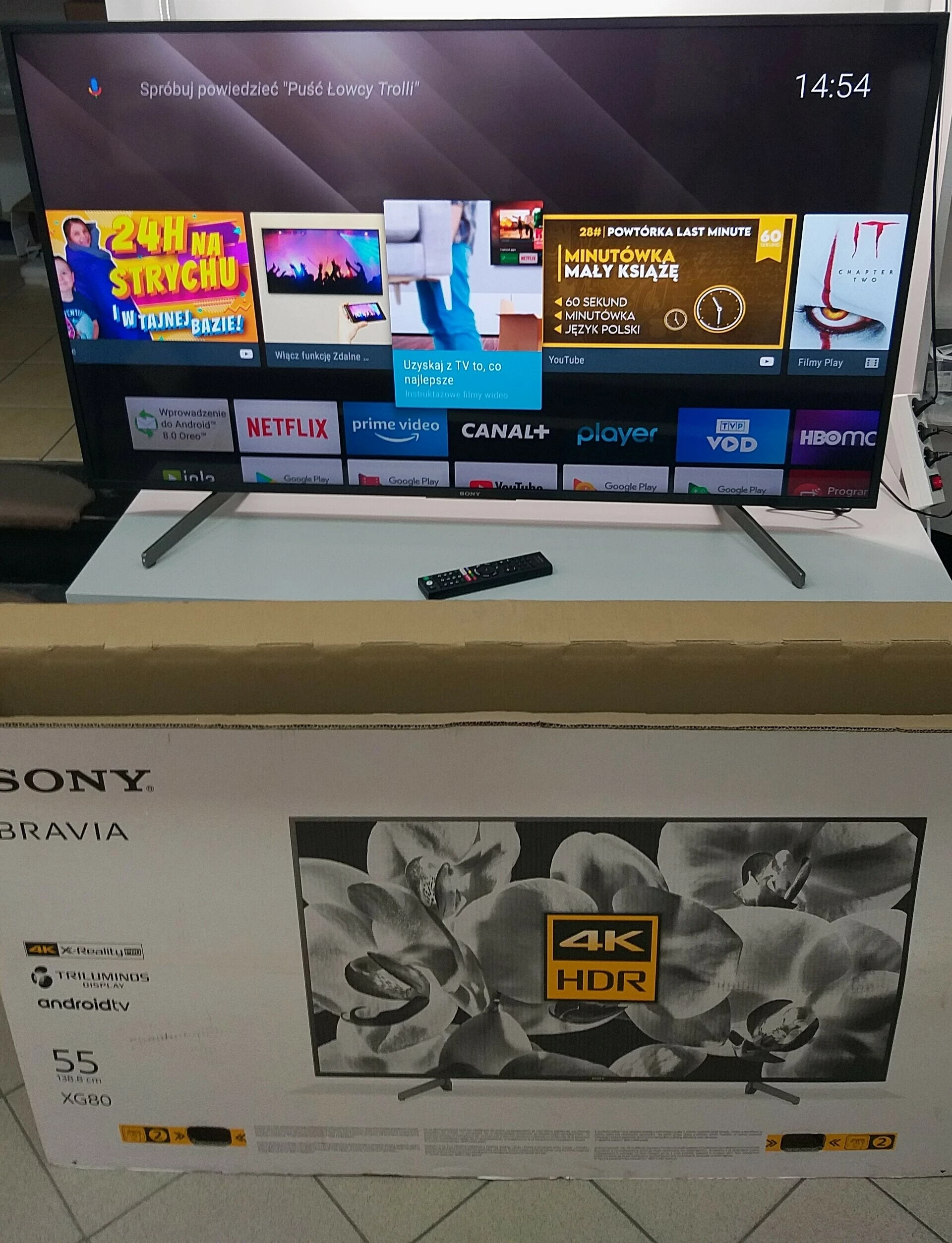 TELEWIZOR SONY BRAVIA 55" XG80 + KARTON | Telewizory | Loombard.pl