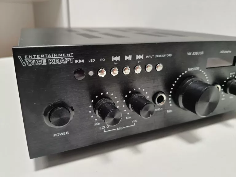 WZMACNIACZ VOICE KRAFT VK-338 USB | Wzmacniacze | Loombard.pl