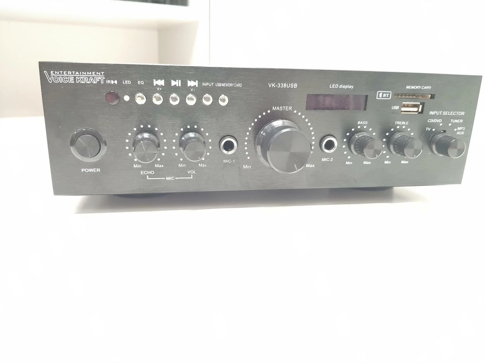 WZMACNIACZ VOICE KRAFT VK-338 USB | Wzmacniacze | Loombard.pl