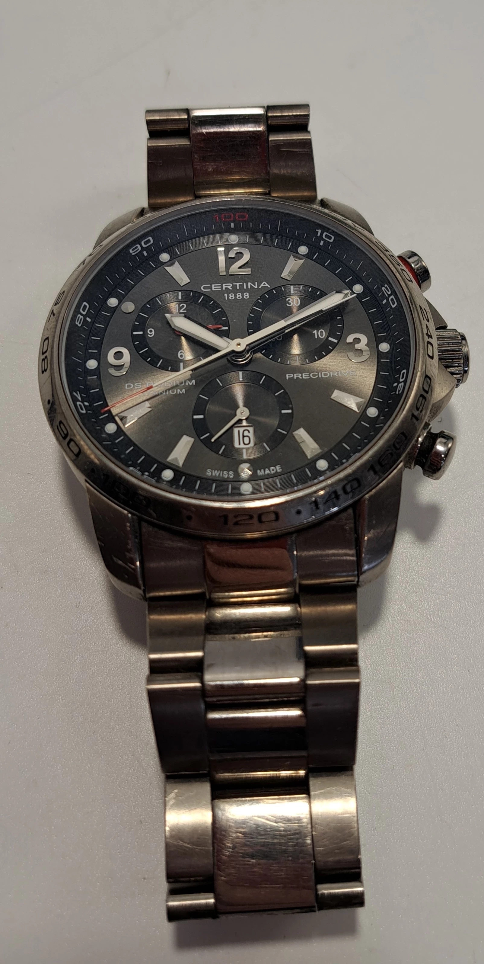 CERTINA DS PODIUM BIG CHRONO PRECIDRIVE TITANIUM | Męskie | Loombard.pl