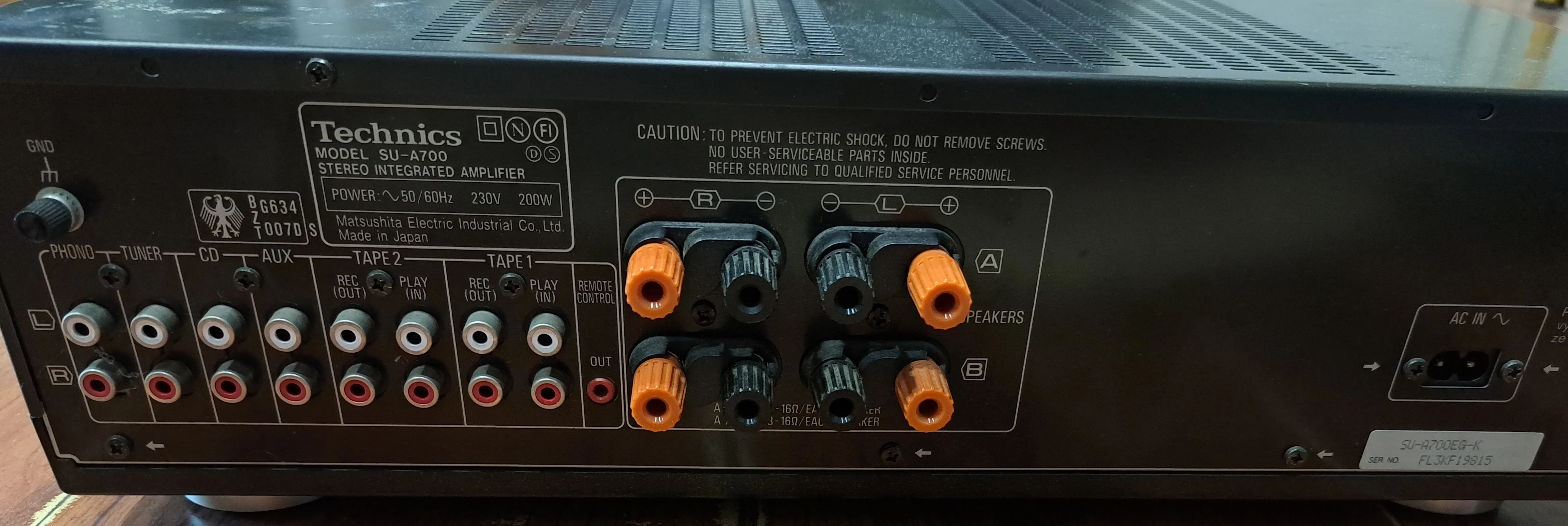 WZMACNIACZ TECHNICS SU-A700 | Wzmacniacze | Loombard.pl