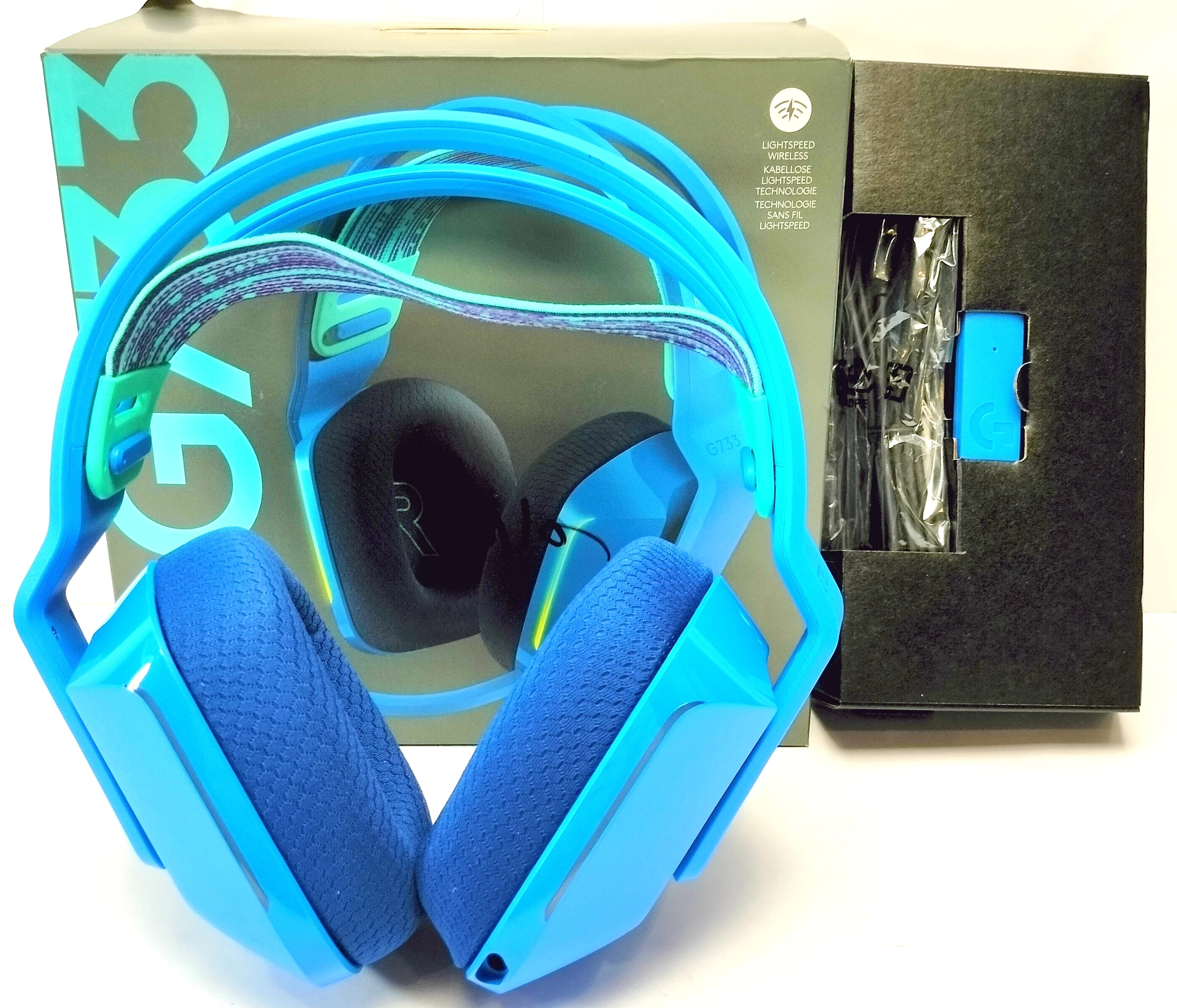 SŁUCHAWKI LOGITECH G733 LIGHTSPEED KOMPLET | Bezprzewodowe | Loombard.pl