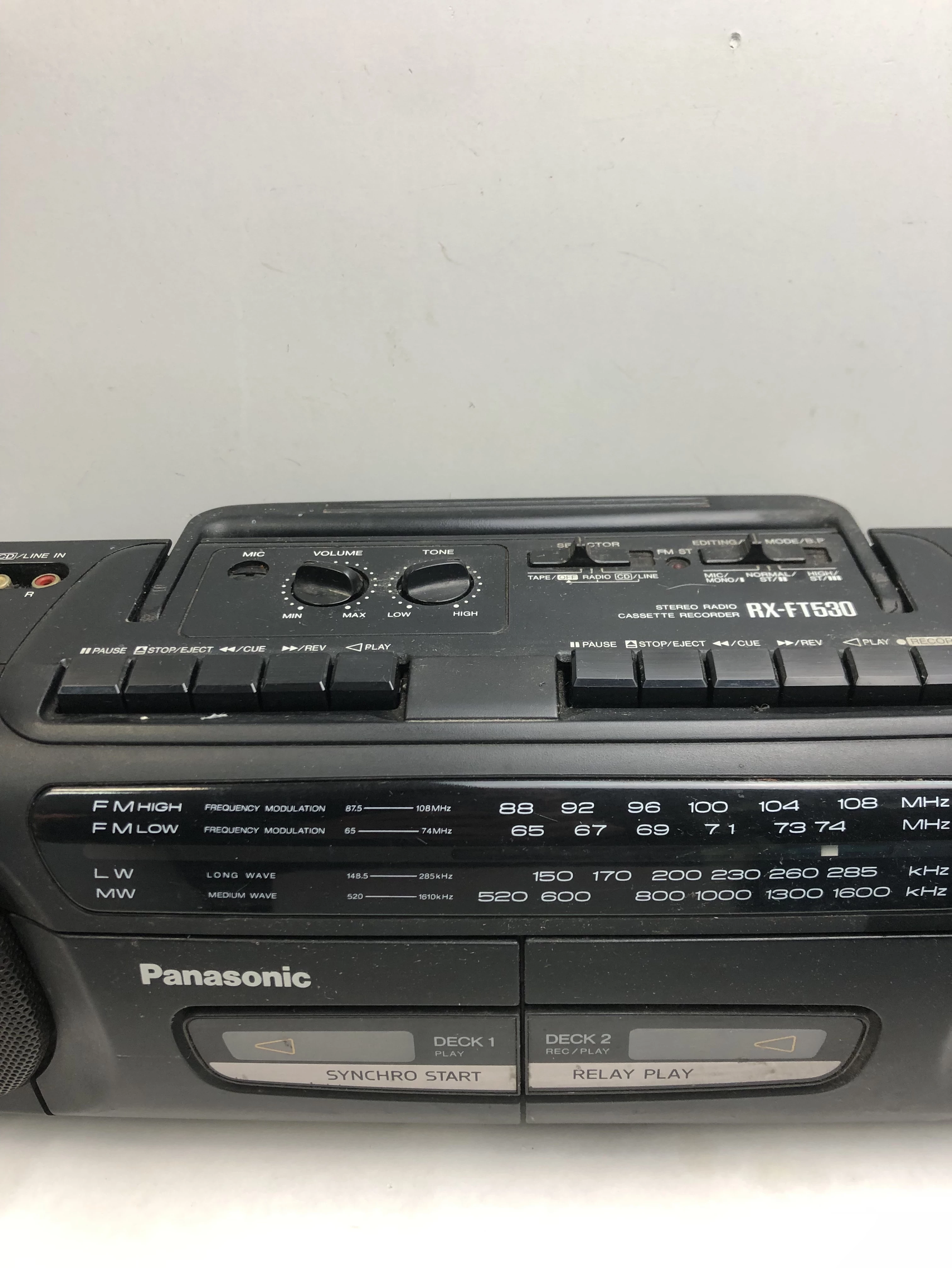 RADIO PANASONIC RX-FT530 SPRAWNE IDEALNY STAN | Odtwarzacze CD, MD i ...