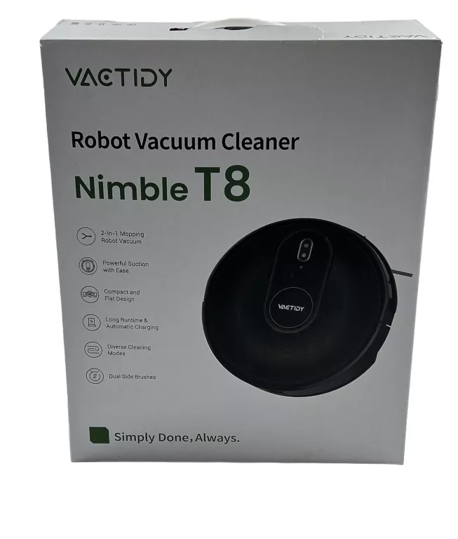 VACTIDY NIMBLE T8 2 W 1 ROBOT ODKURZAJĄCY Z FUNKCJĄ WYCIERANIA | Loombard.pl