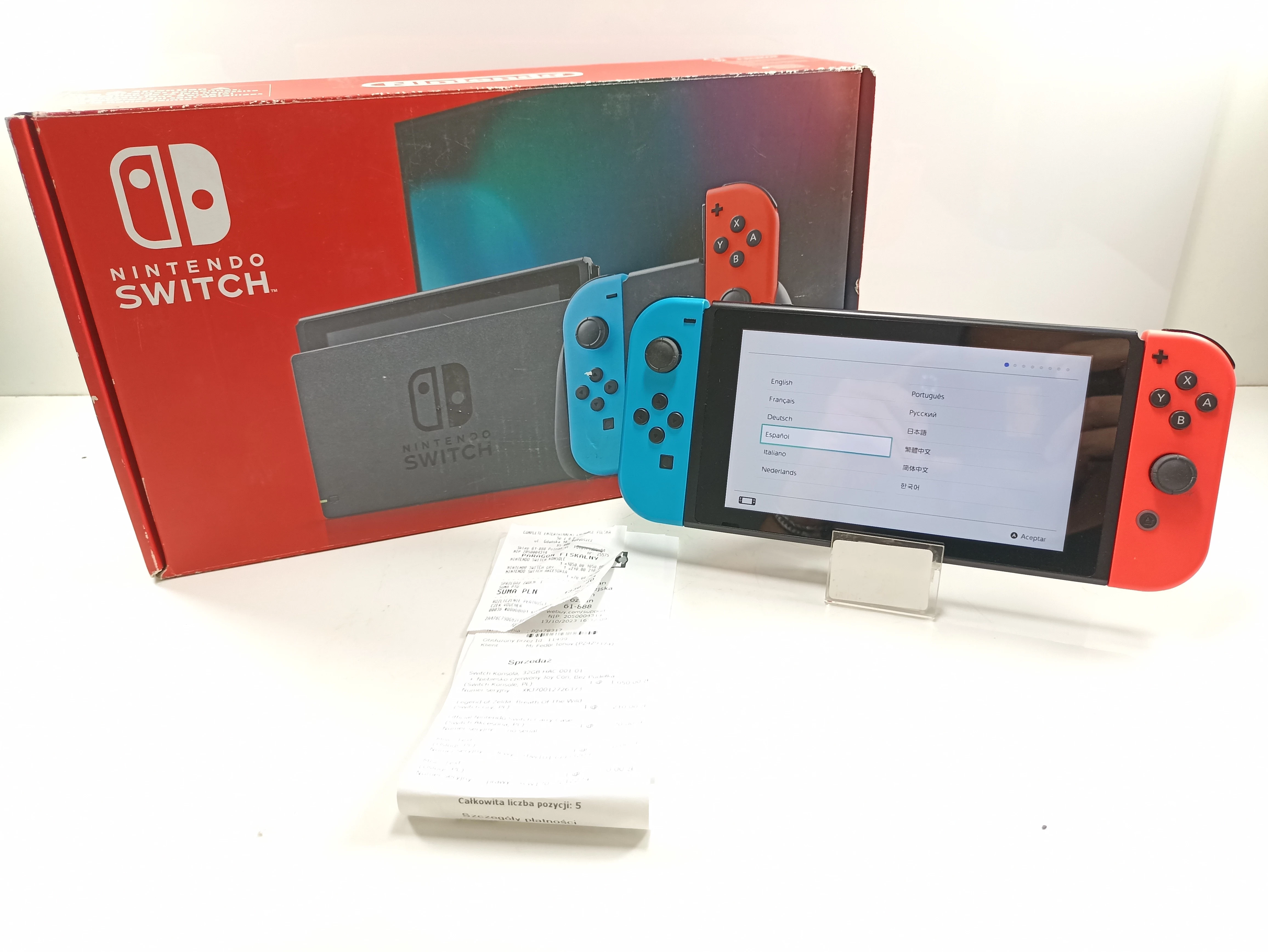 KONSOLA NINTENDO SWITCH / SUPER STAN / ROK GW. | Konsole | Loombard.pl