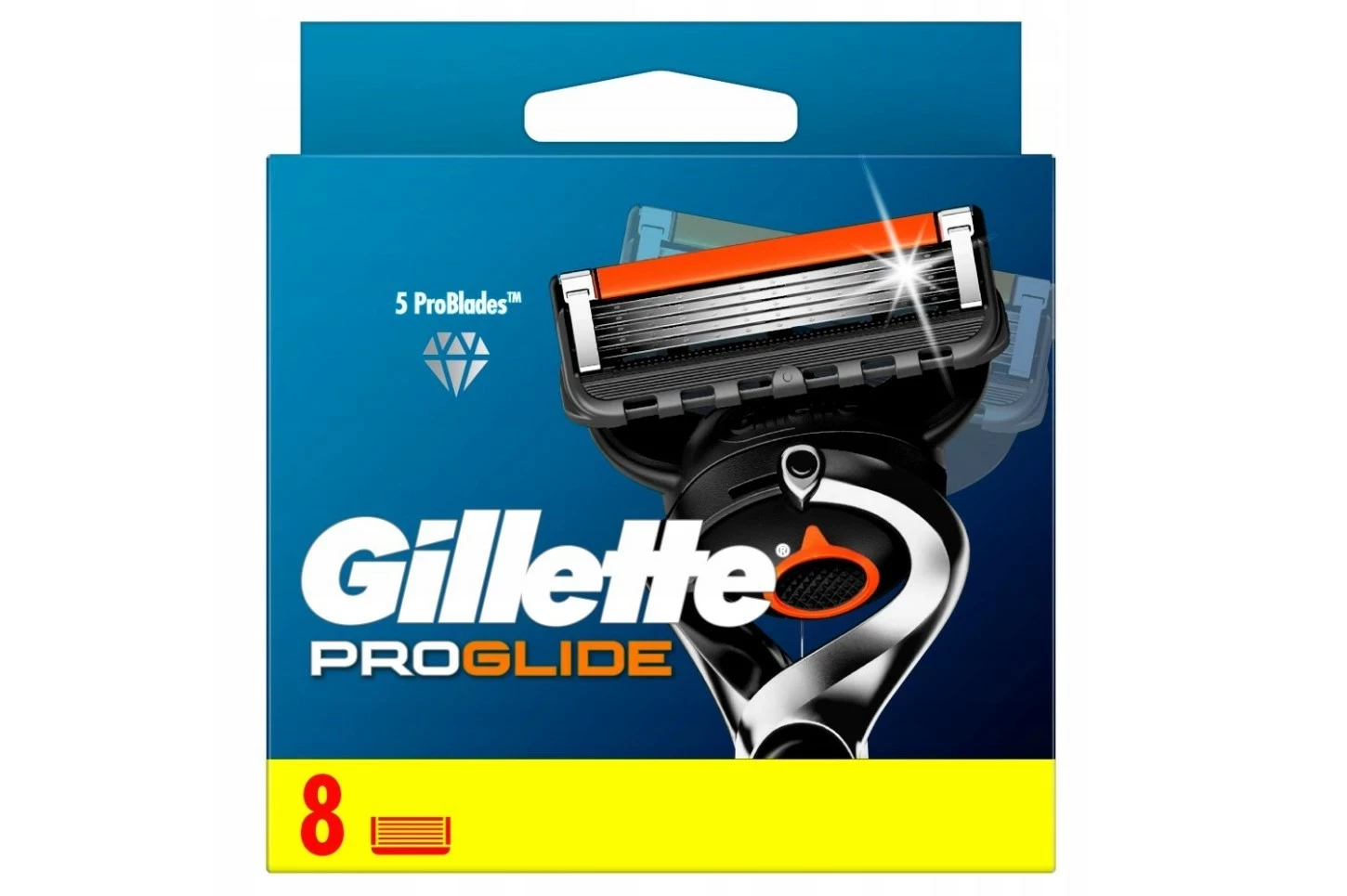 WKŁADY DO MASZYNEK GILLETTE FUSION5 PROGLIDE 8 SZT. | Wkłady do ...