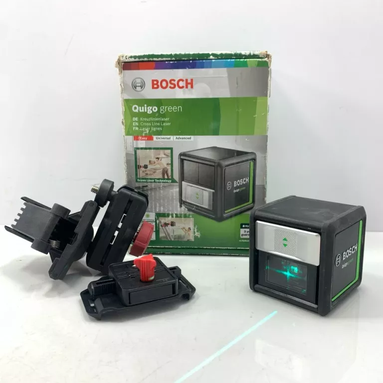 LASER KRZYŻOWY BOSCH QUIGO GREEN KOMPLET | Lasery krzyżowe | Loombard.pl