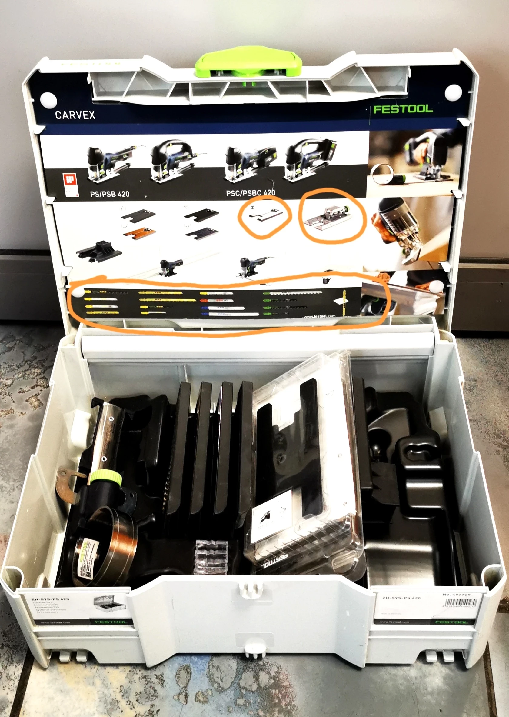 SYSTAINER Z WYPOSAŻENIEM ZH-SYS-PS 420 FESTOOL | Pozostałe | Loombard.pl SYSTAINER Z WYPOSAŻENIEM ZH-SYS-PS 420 FESTOOL | Pozostałe | Loombard.pl