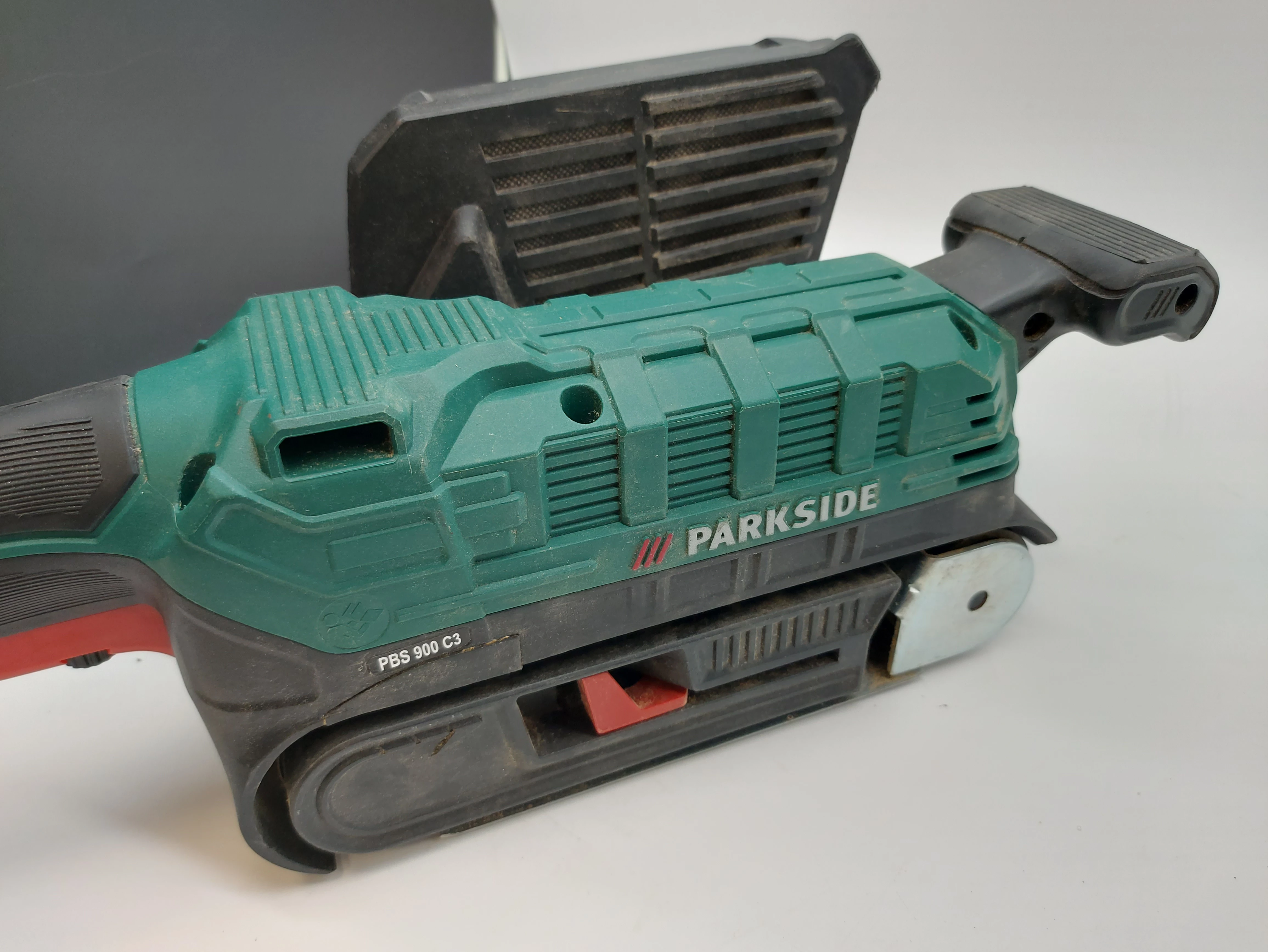 SZLIFIERKA TAŚMOWA CZOŁG 900W PARKSIDE PSB 900 C3 | Szlifierki ...