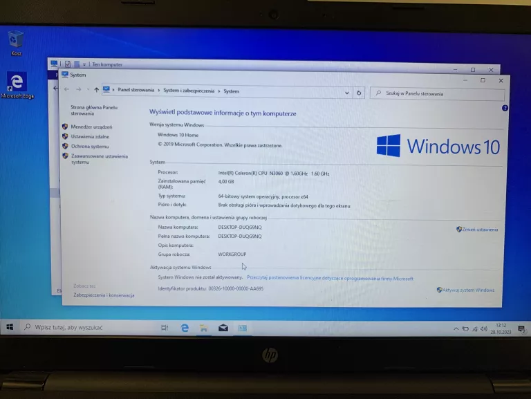 LAPTOP HP RTL8723DE 4RAM N3060 500GB HDD *OPIS | Laptopy | Loombard.pl