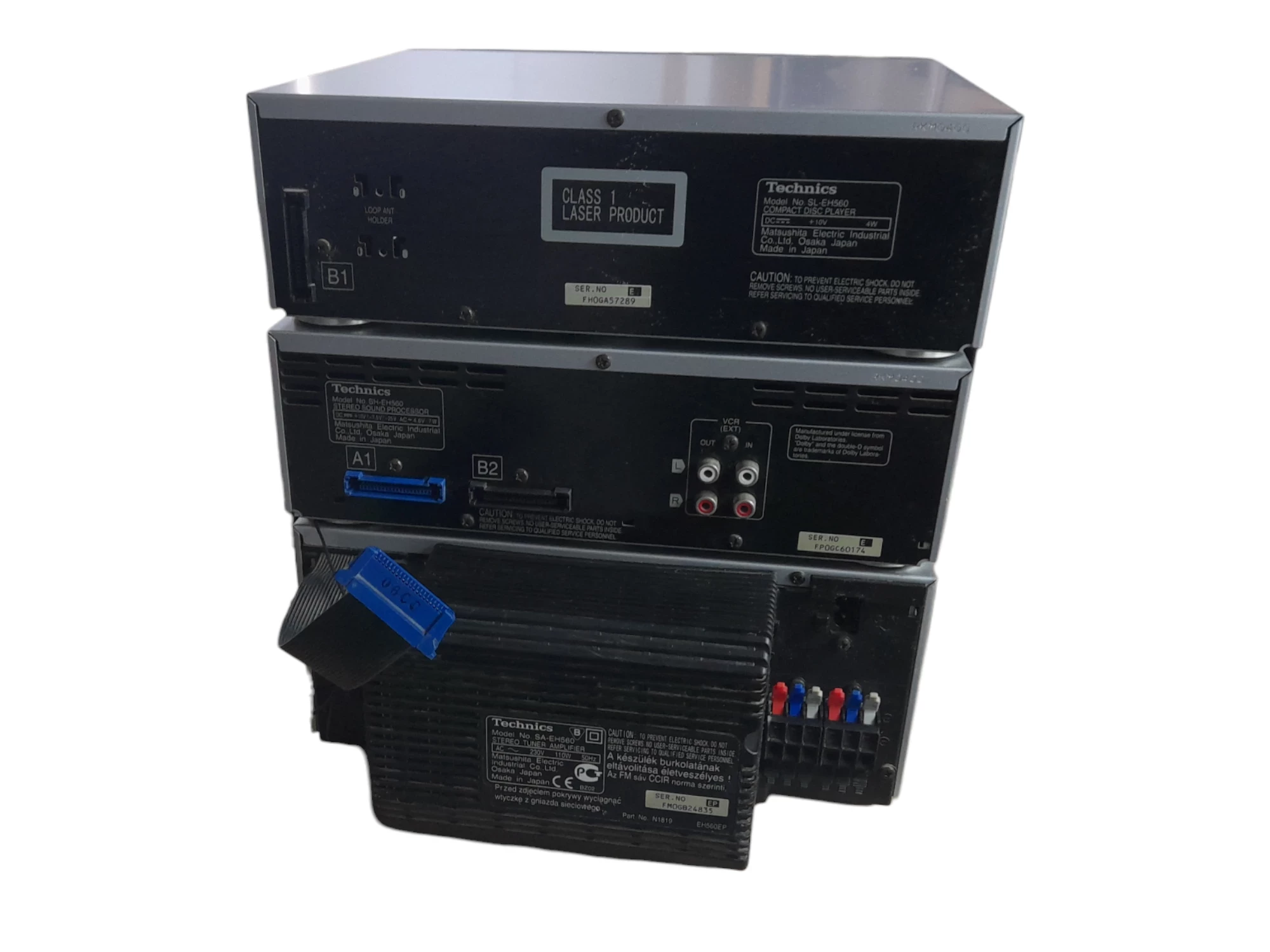 WIEŻA TECHNICS SB-EH 560 Z 2 GŁOŚNIKAMI I RS-EH760 | Stereo | Loombard.pl