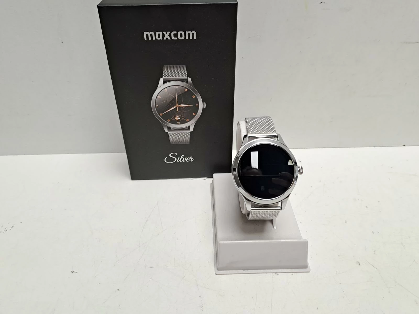 SMARTWATCH DAMSKI MAXCOM FW42 SREBRNY KOMPLET | Smartwatche | Loombard.pl
