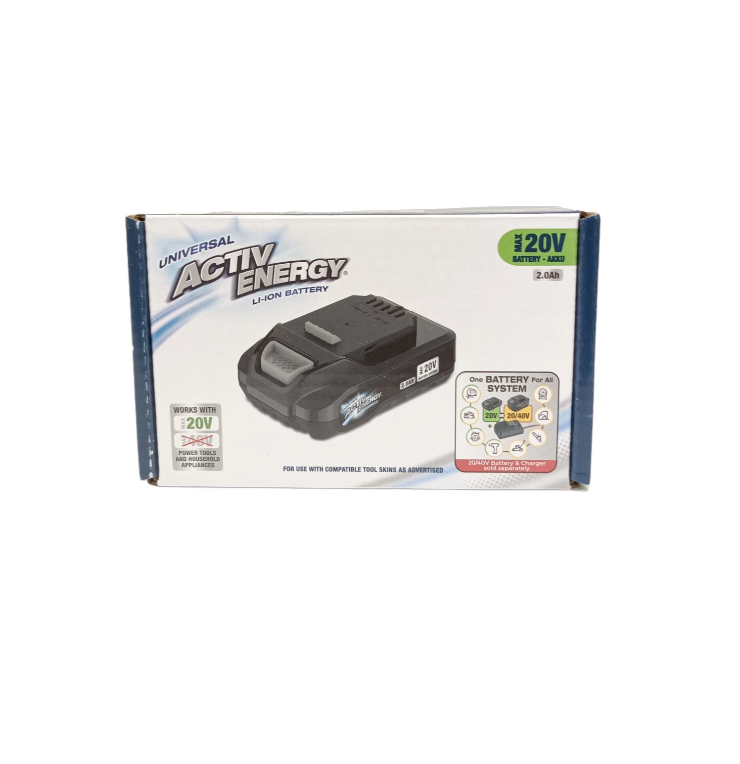 AKUMULATOR ACTIV ENERGY 20V 2AH ACTIVE ENERGY | Akumulatory do ...