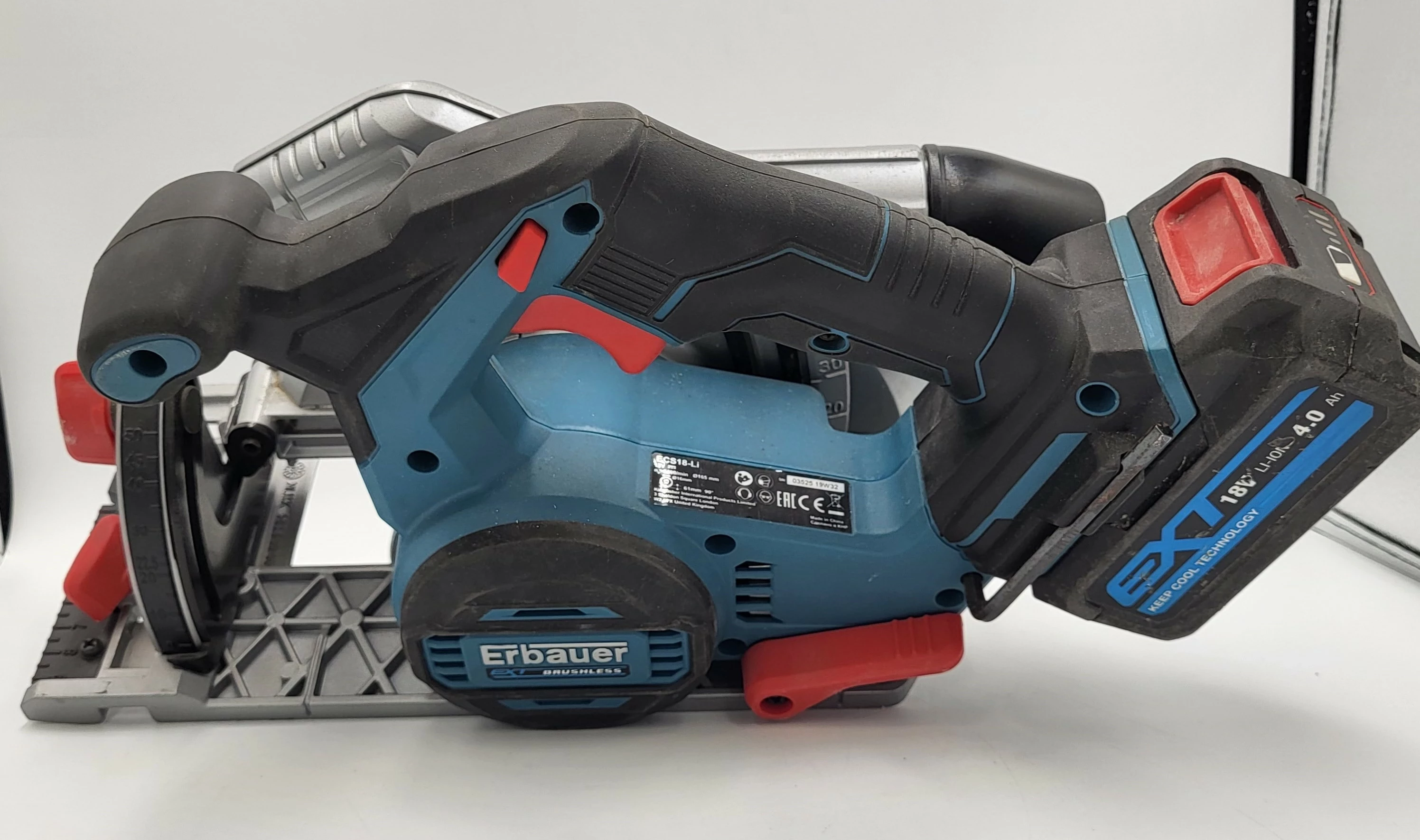 PIŁA TARCZOWA ERBAUER ECS18-LI 18V 165MM +AKU 4AH | Piły tarczowe ...